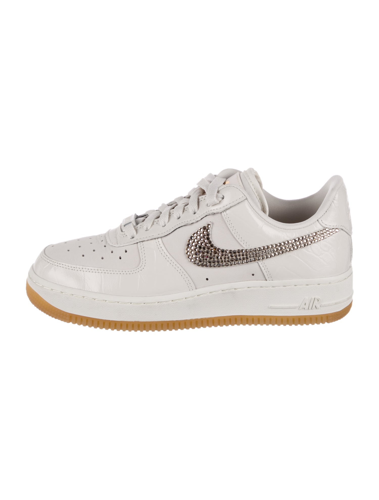 Nike Leather Crystal Embellishments Sneakers - Neutrals Sneakers, Shoes ...