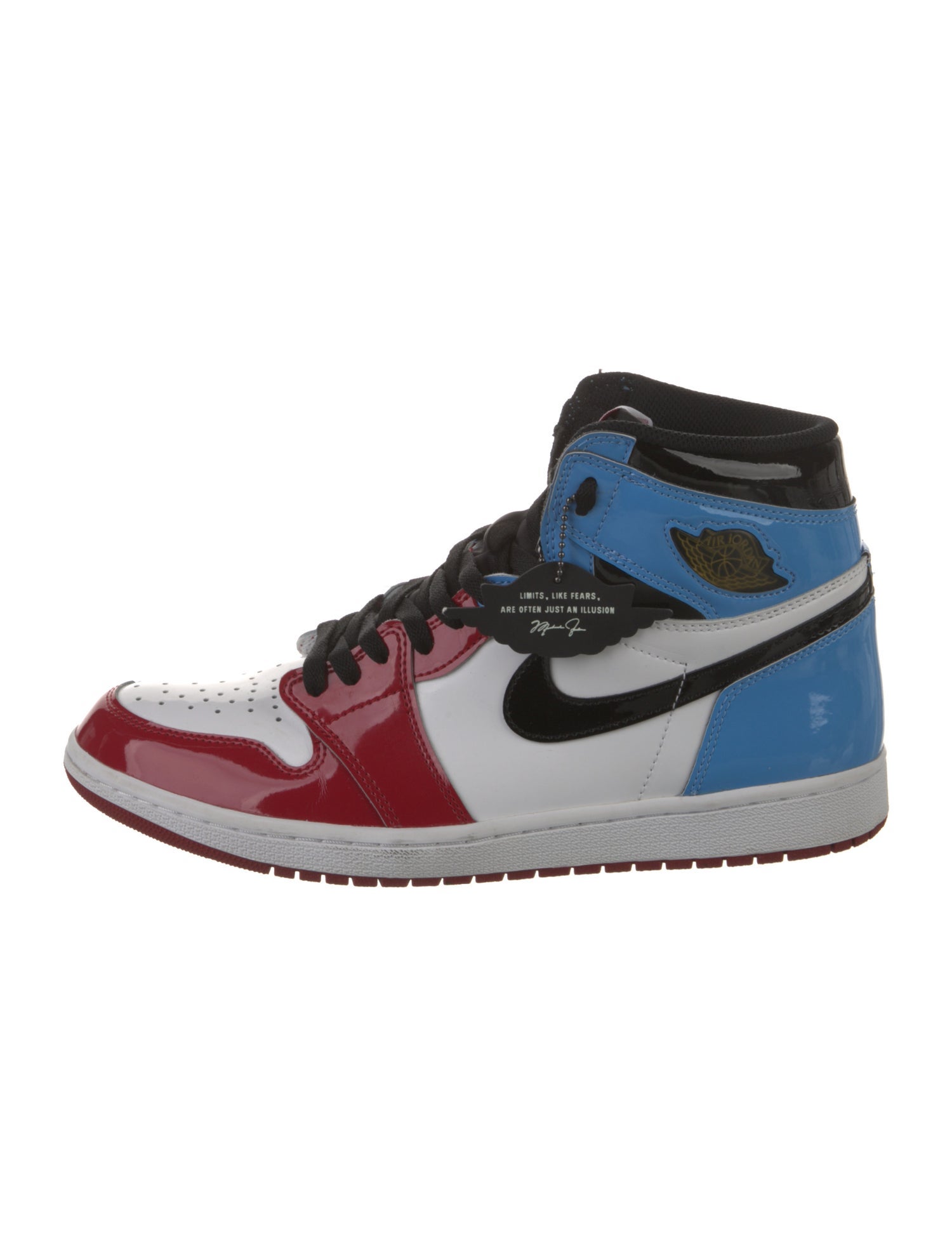 Nike Patent Leather Colorblock Pattern Sneakers - White Sneakers, Shoes ...