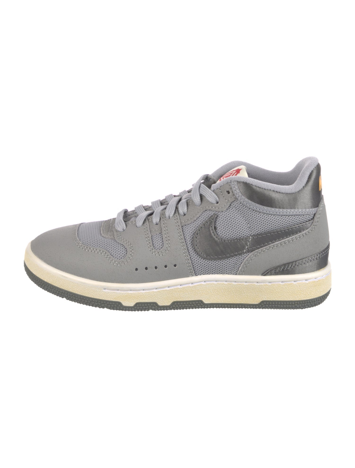 Nike Leather Printed Sneakers w/ Tags - Grey Sneakers, Shoes ...