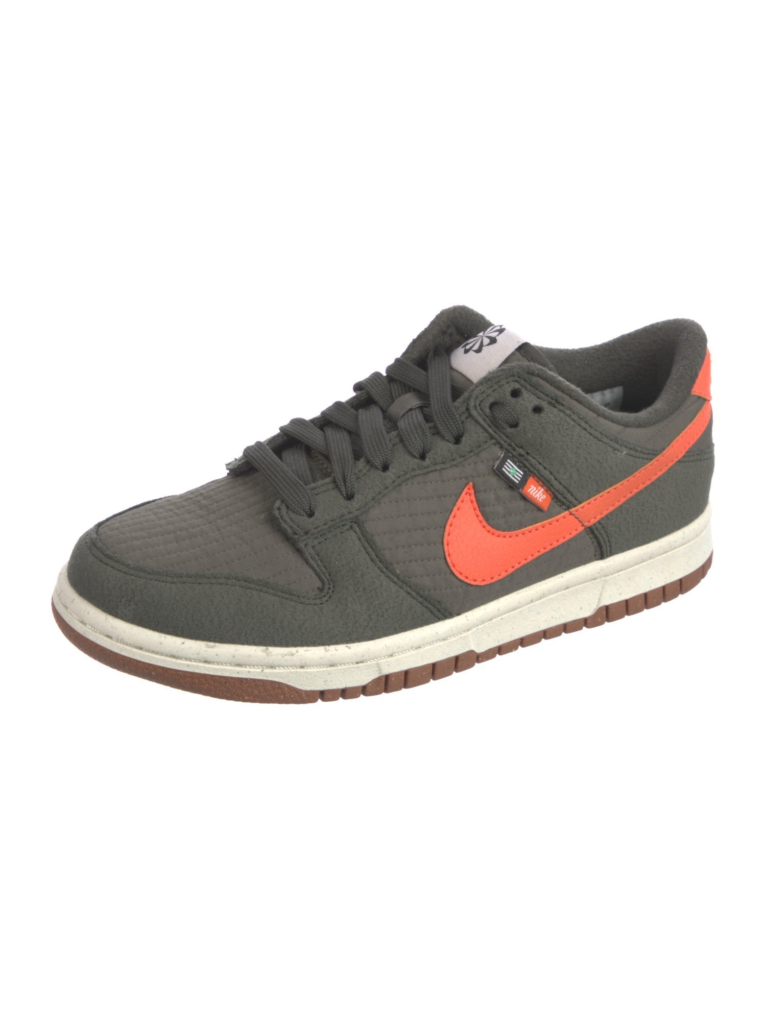 Nike Colorblock Pattern Athletic Sneakers - Green Sneakers, Shoes ...