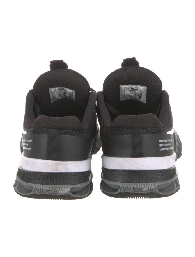 Nike Mesh Printed Athletic Sneakers - Black Sneakers, Shoes - WU2222235 ...