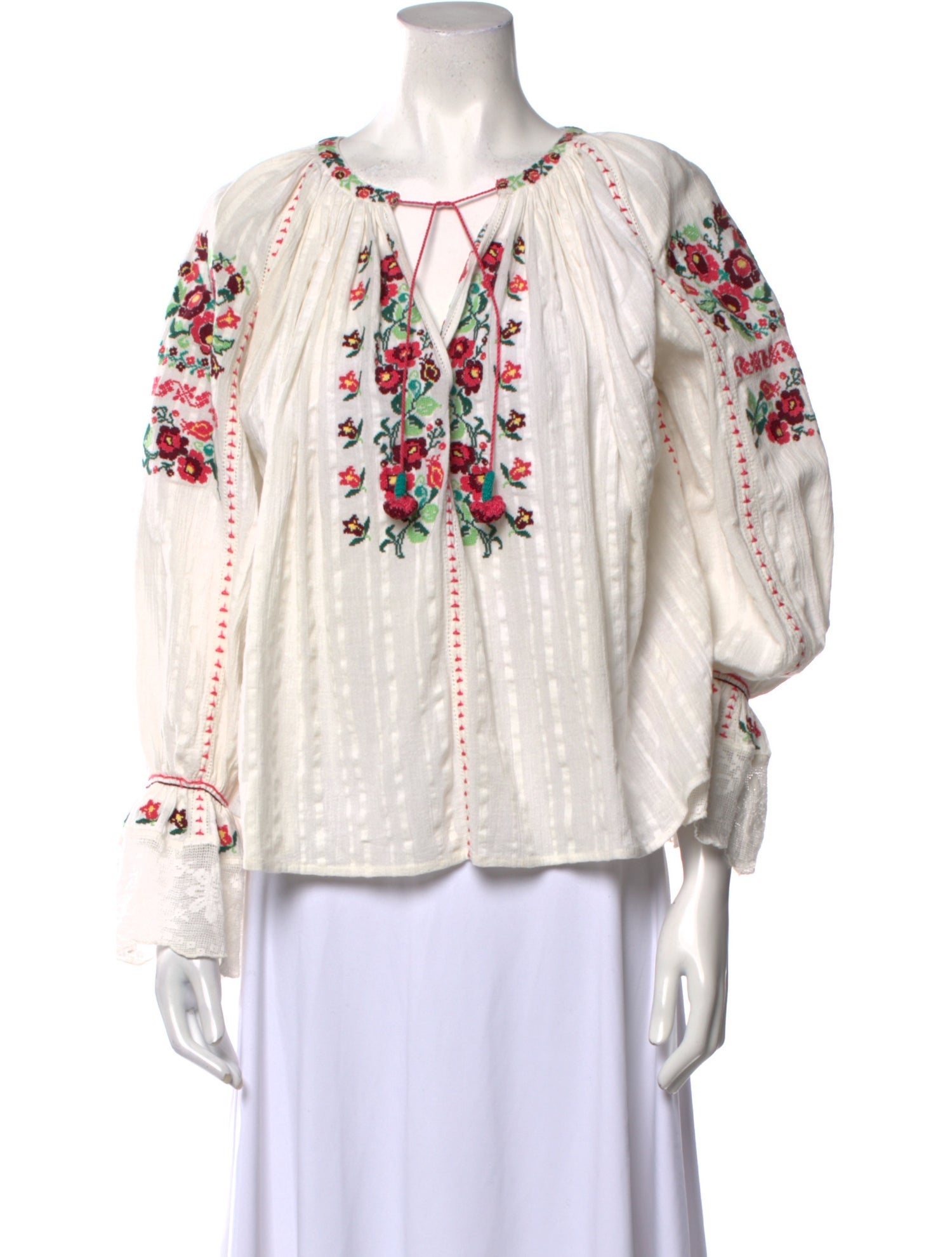 Isabel Marant Silk Printed Blouse - Neutrals Tops, Clothing - ISA188907 ...