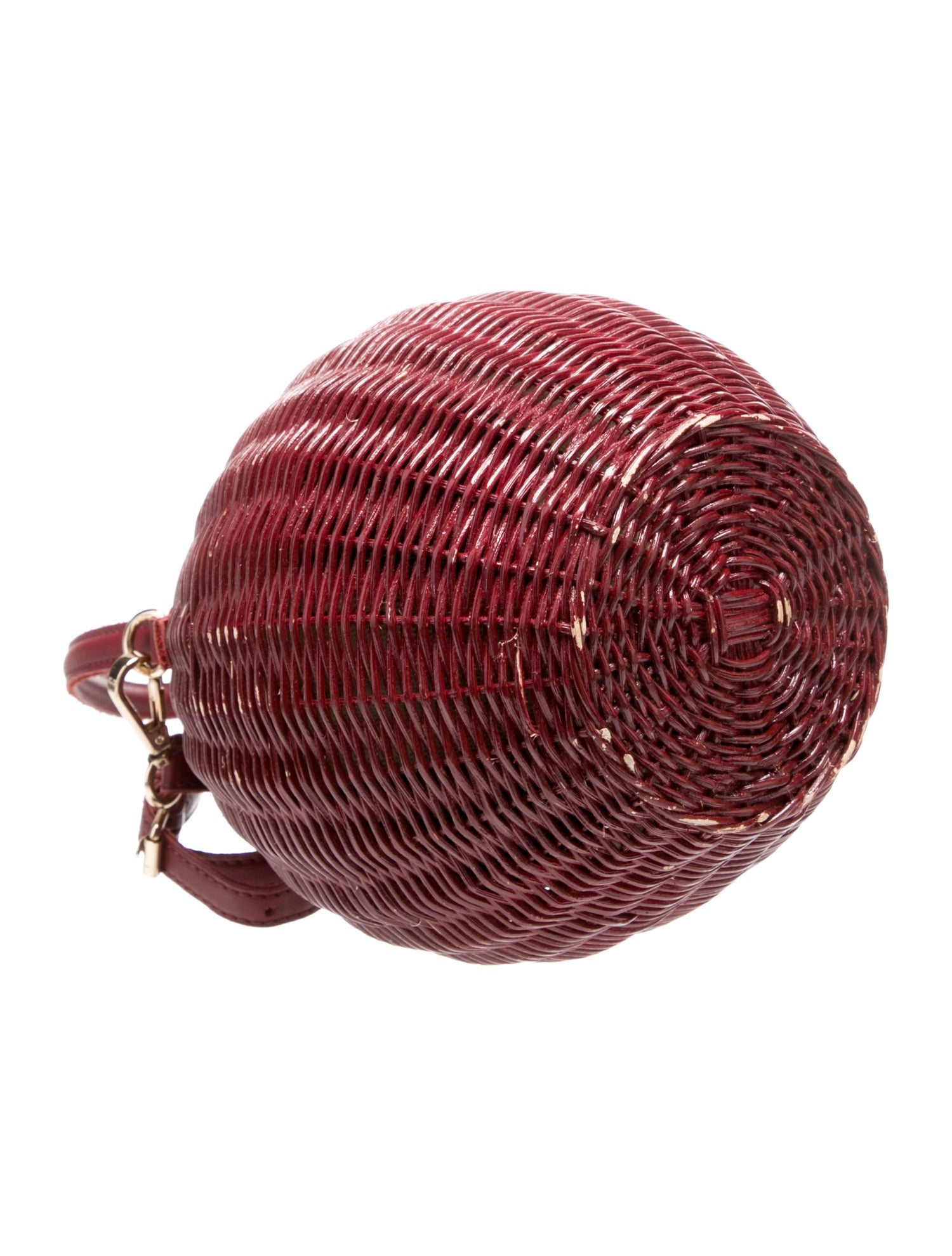 Ulla Johnson Wicker Crossbody Bag - Burgundy Crossbody Bags, Handbags ...