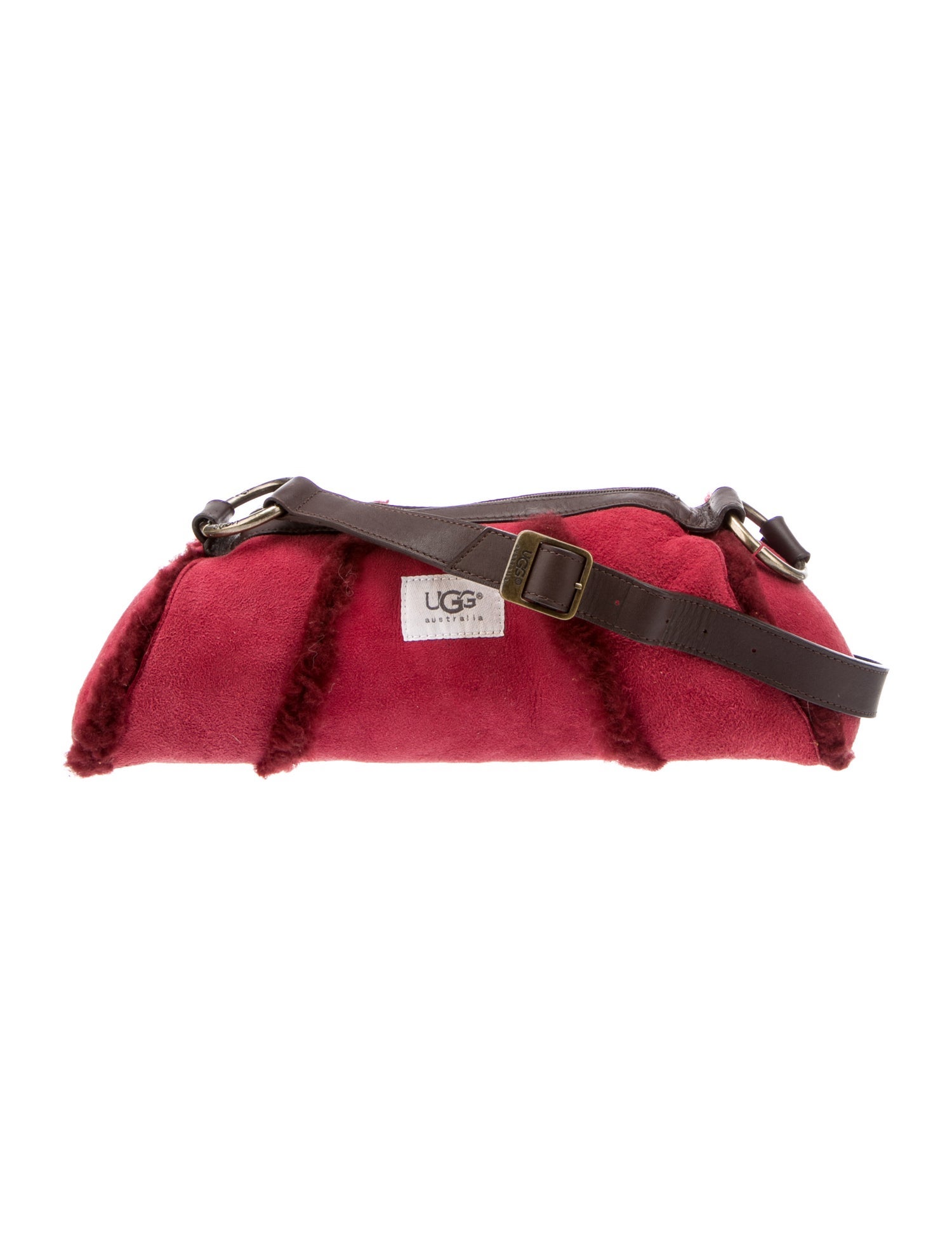UGG Shearling Shoulder Bag - Red Shoulder Bags, Handbags - WUUGG100783 ...