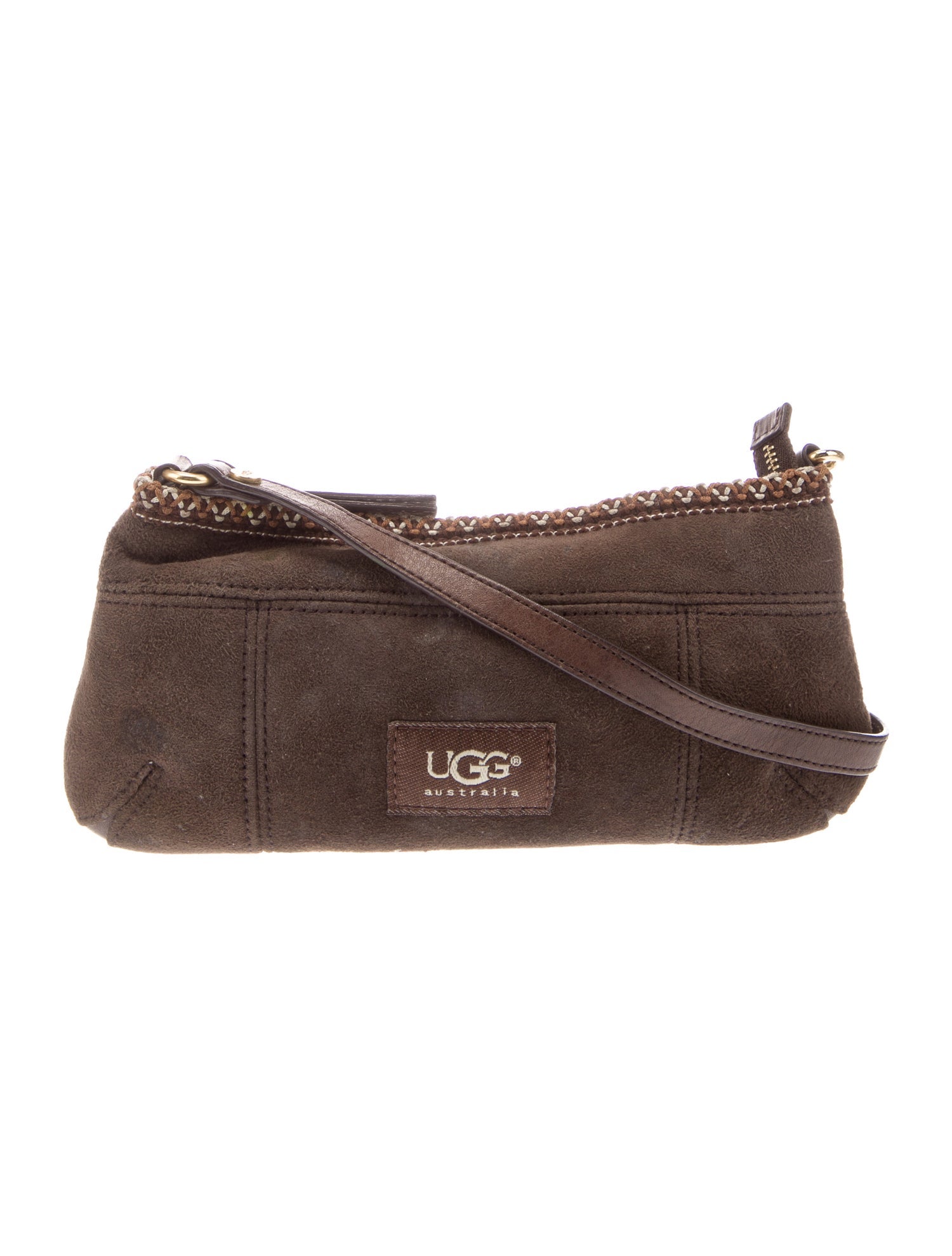 UGG Suede Crossbody Bag - Brown Mini Bags, Handbags - WUUGG114001 | The ...