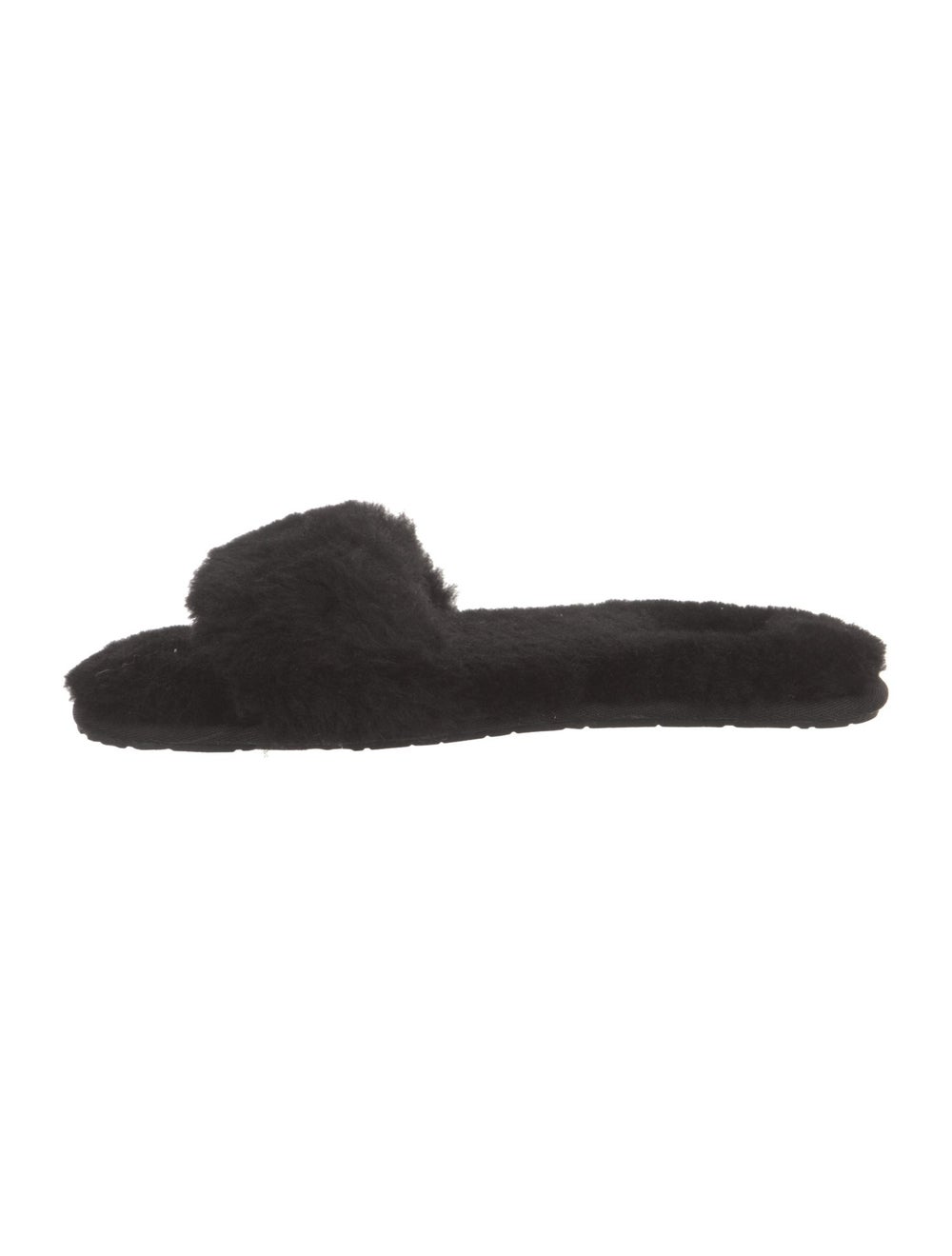UGG Shearling Slides Black - Gem