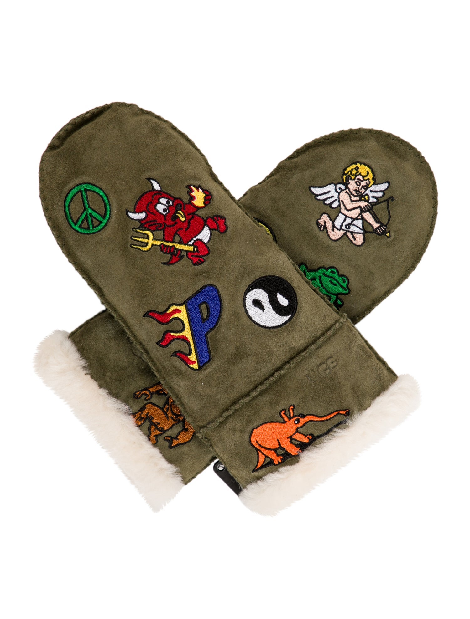 UGG suede winter mittens w/ Tags - Green Gloves & Mittens, Accessories ...