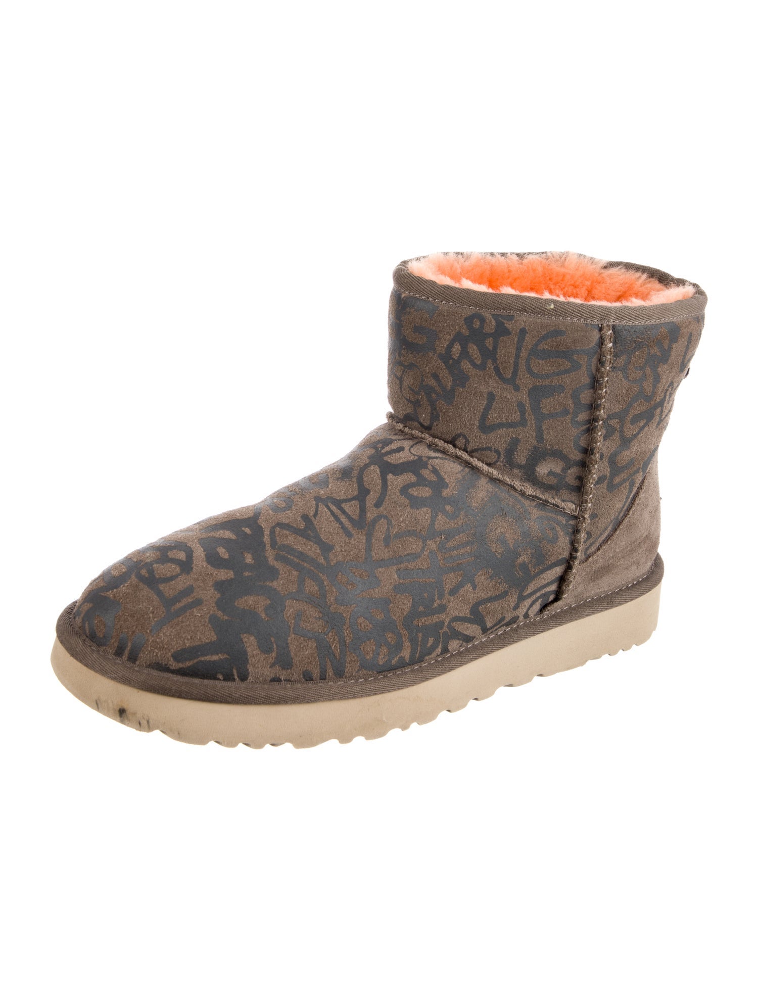 UGG Suede Printed Boots - Neutrals Boots, Shoes - WUUGG132561 | The ...