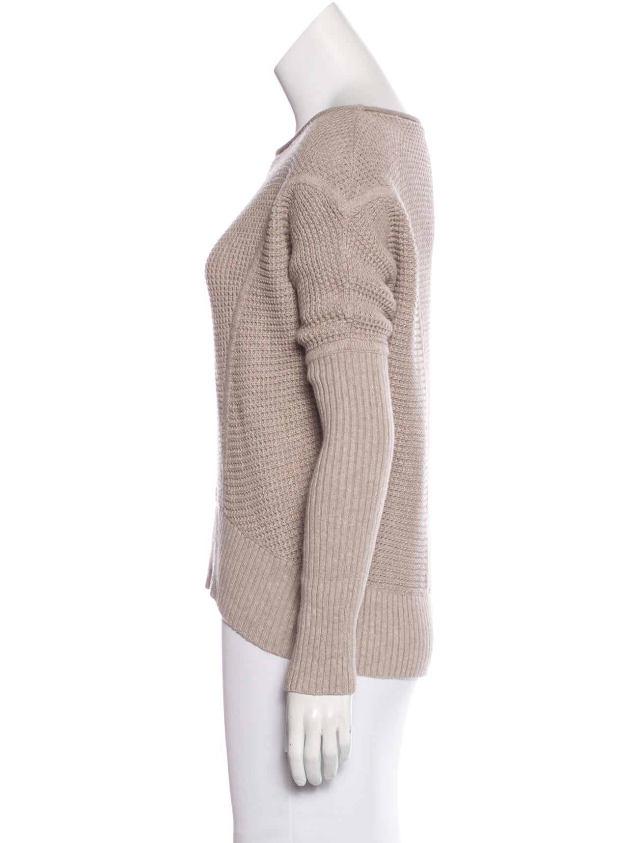 UGG Australia Waffle Knit Round Neck Sweater - Neutrals Sweaters ...