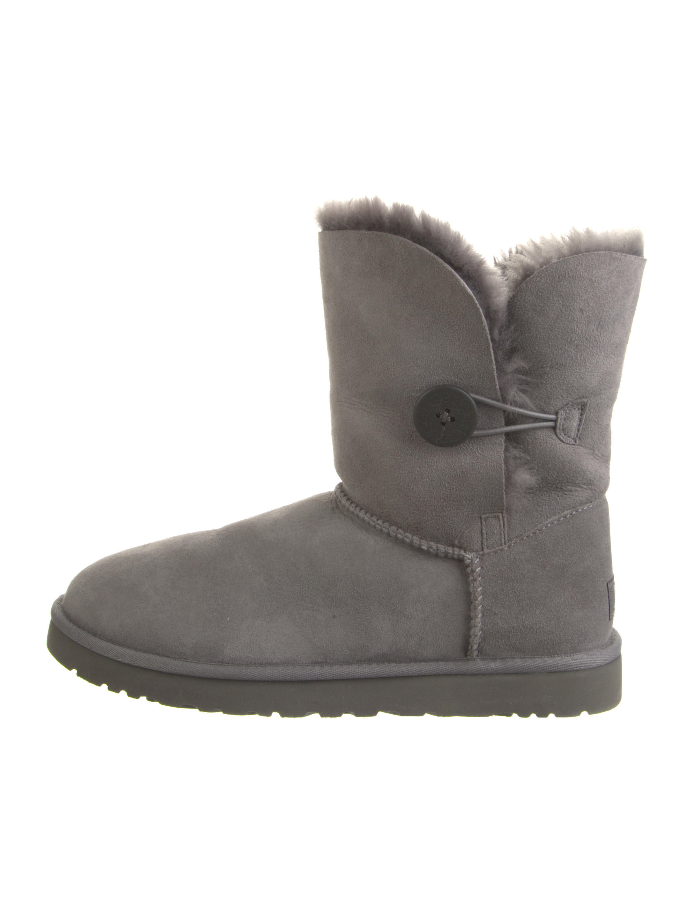 UGG Suede Boots - Grey Boots, Shoes - WUUGG79616 | The RealReal