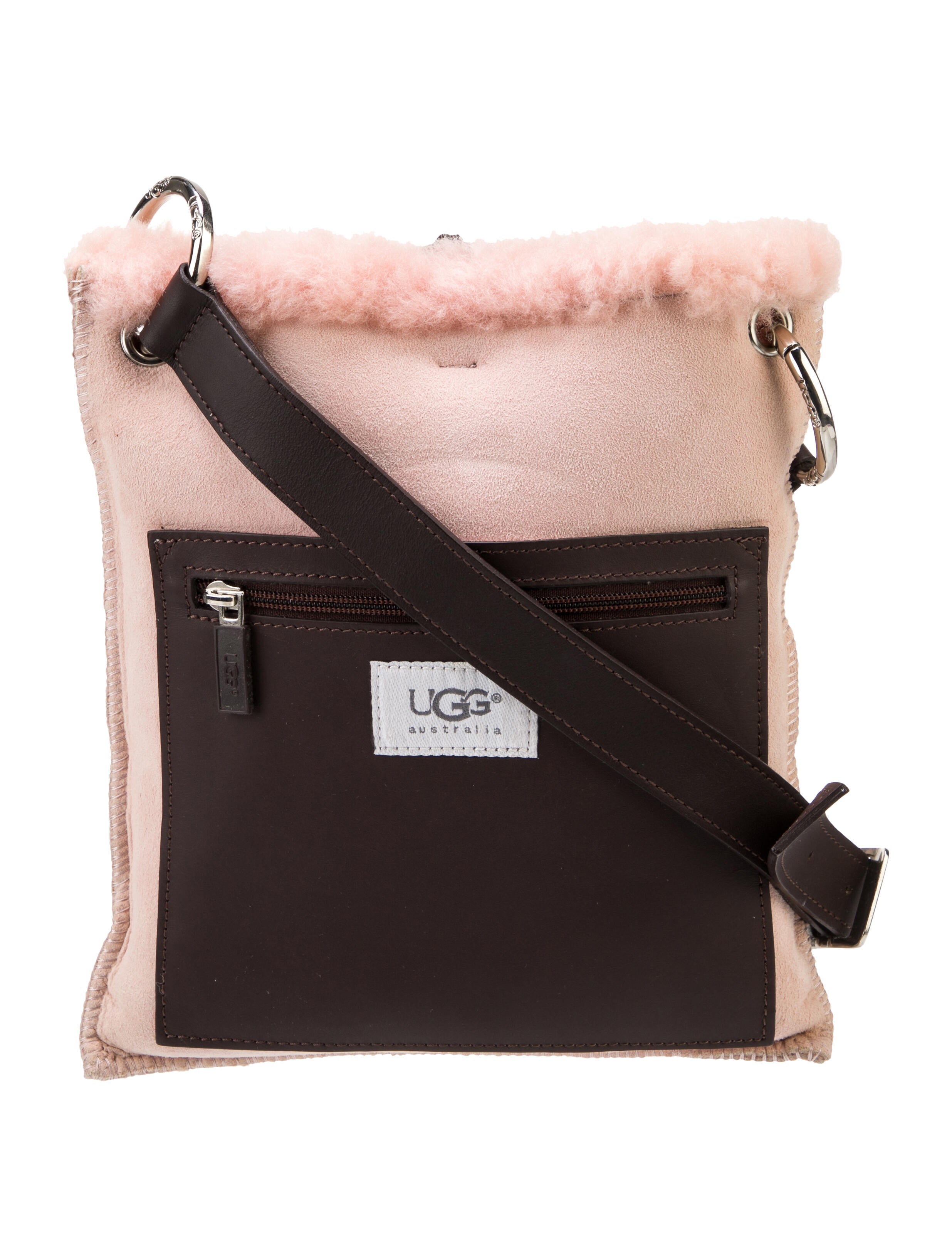 UGG Suede Crossbody Bag - Pink Crossbody Bags, Handbags - WUUGG99337 ...