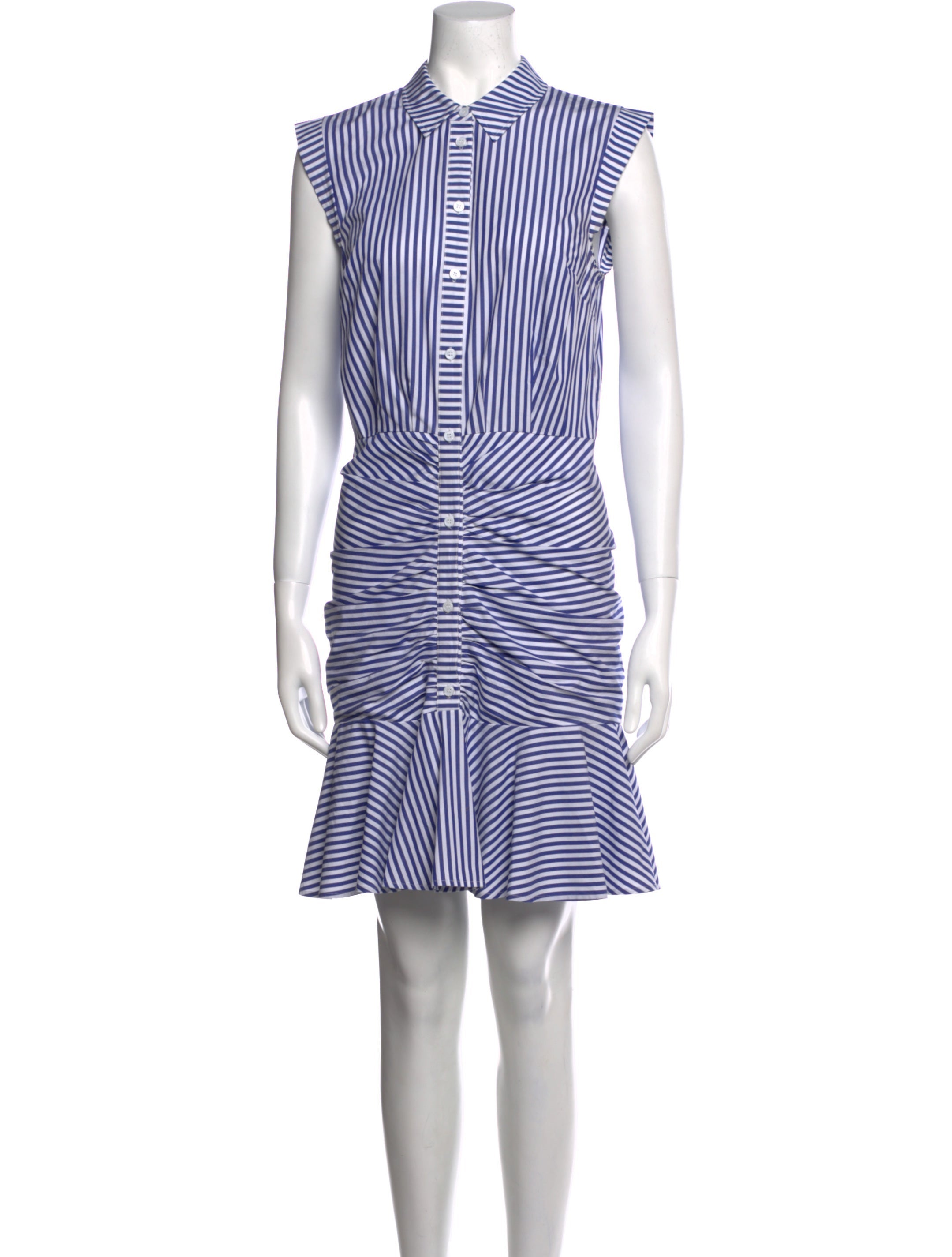 Veronica Beard Striped Mini Dress - Blue Dresses, Clothing - WV1186132 ...