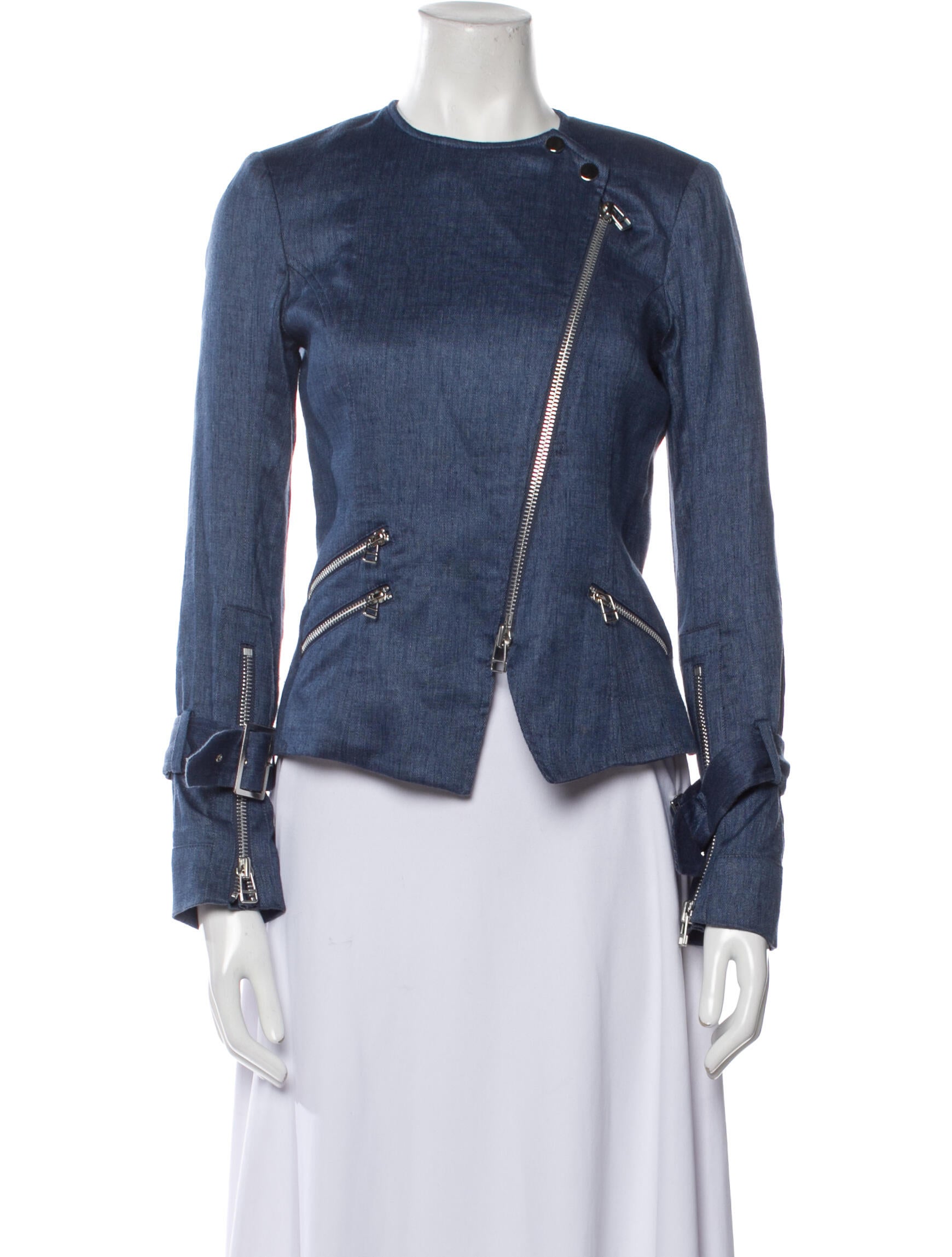 Veronica Beard Denim Jacket - Blue Jackets, Clothing - WV1193953 | The ...