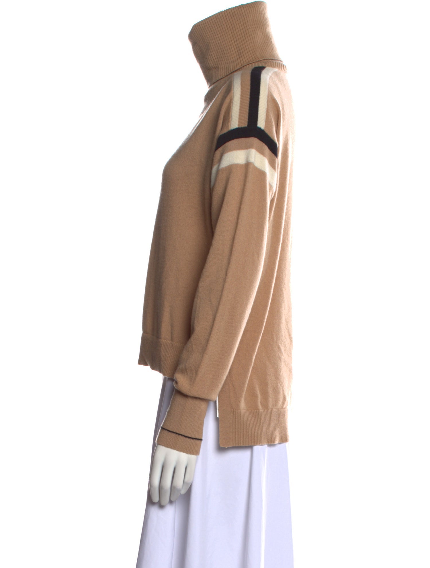 Veronica Beard Cashmere Striped Sweater - Neutrals Knitwear, Clothing ...