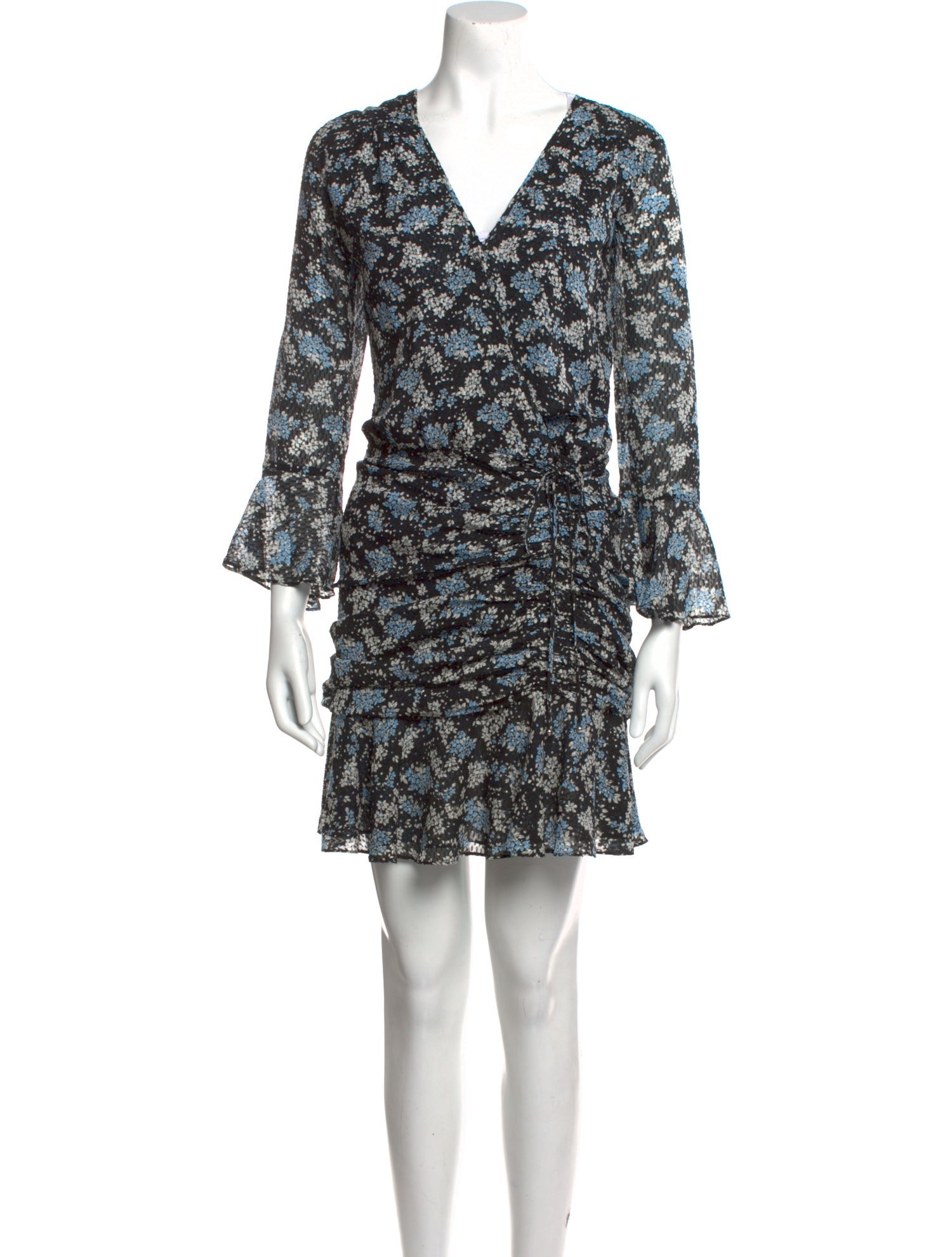 Veronica Beard Silk Mini Dress - Metallic Dresses, Clothing - WV1205694 ...