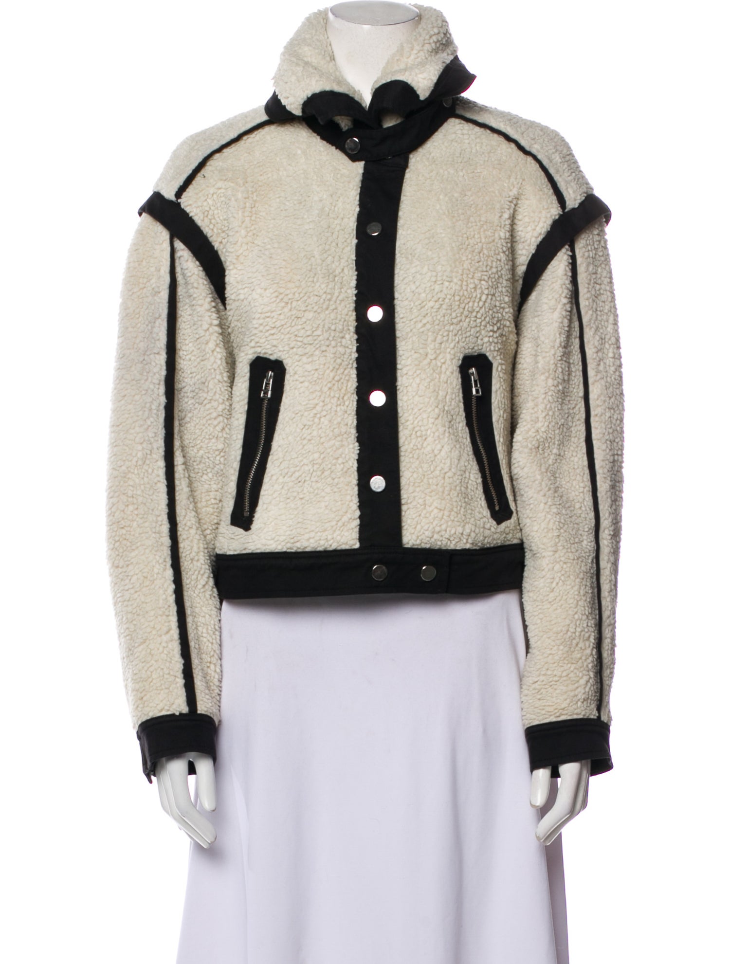 Veronica Beard Colorblock Pattern Jacket - White Jackets, Clothing - WV1309934 | The RealReal
