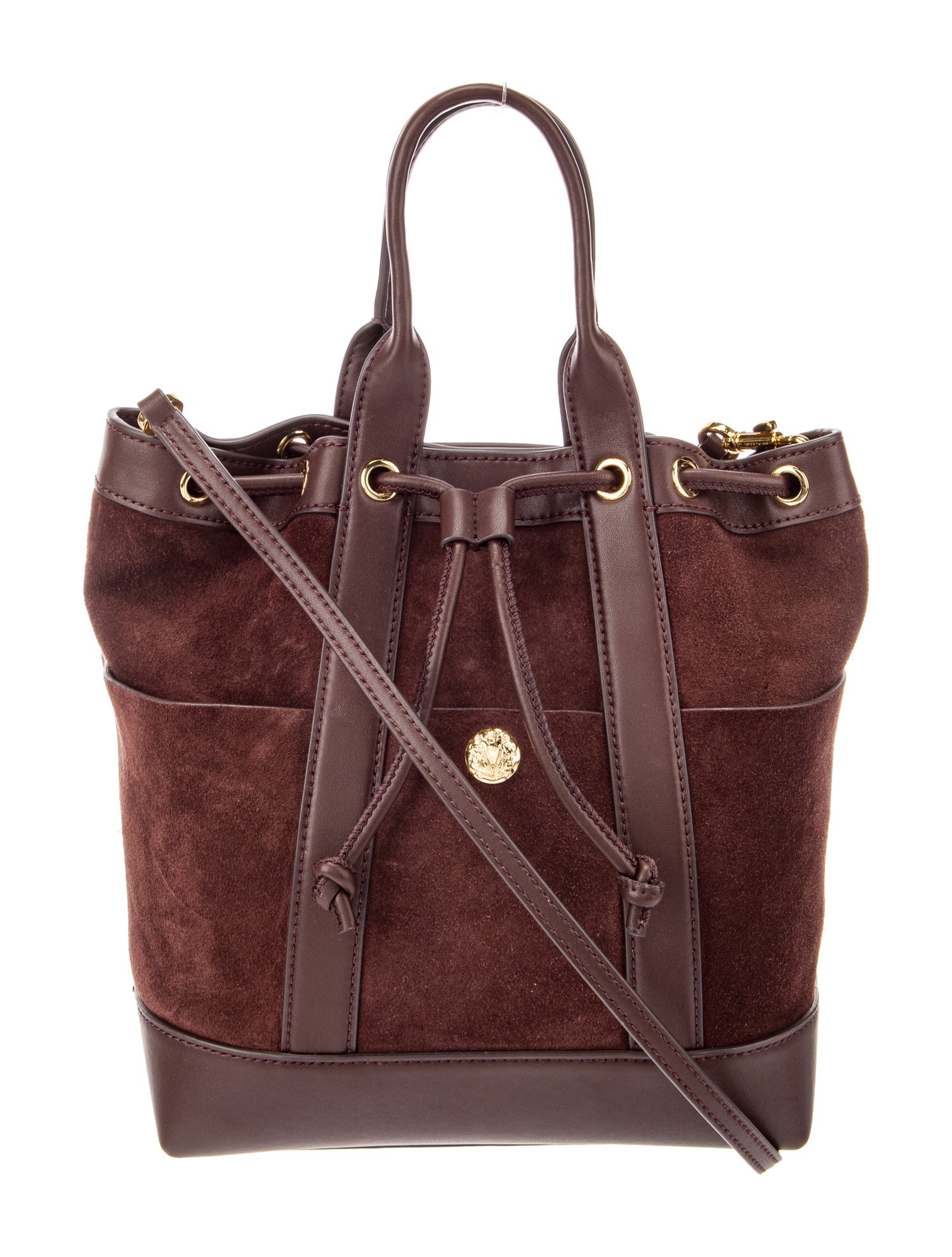 Veronica Beard Suede Top Handle Bag - Brown Handle Bags, Handbags ...