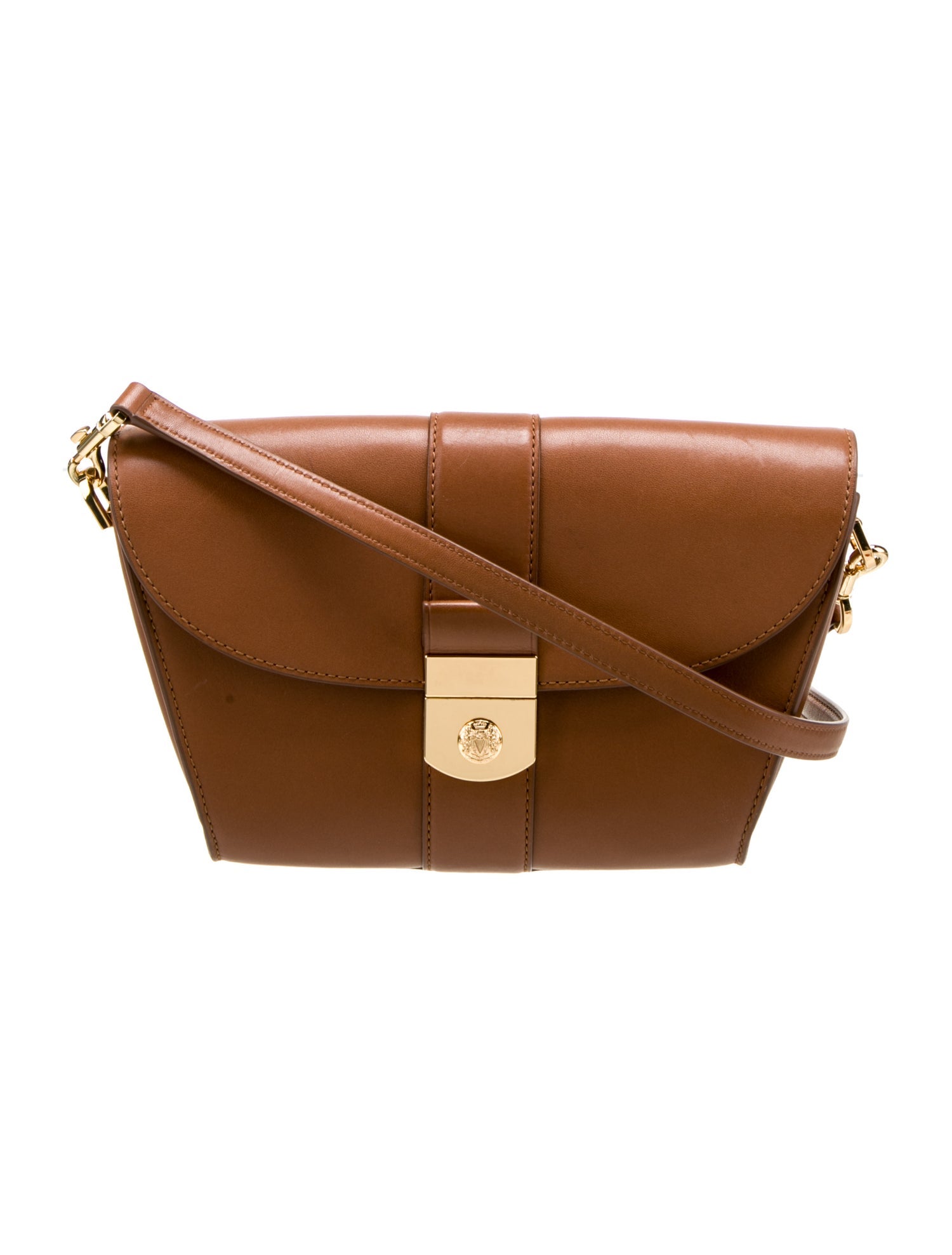 Veronica Beard Leather Crossbody Bag - Brown Crossbody Bags, Handbags ...