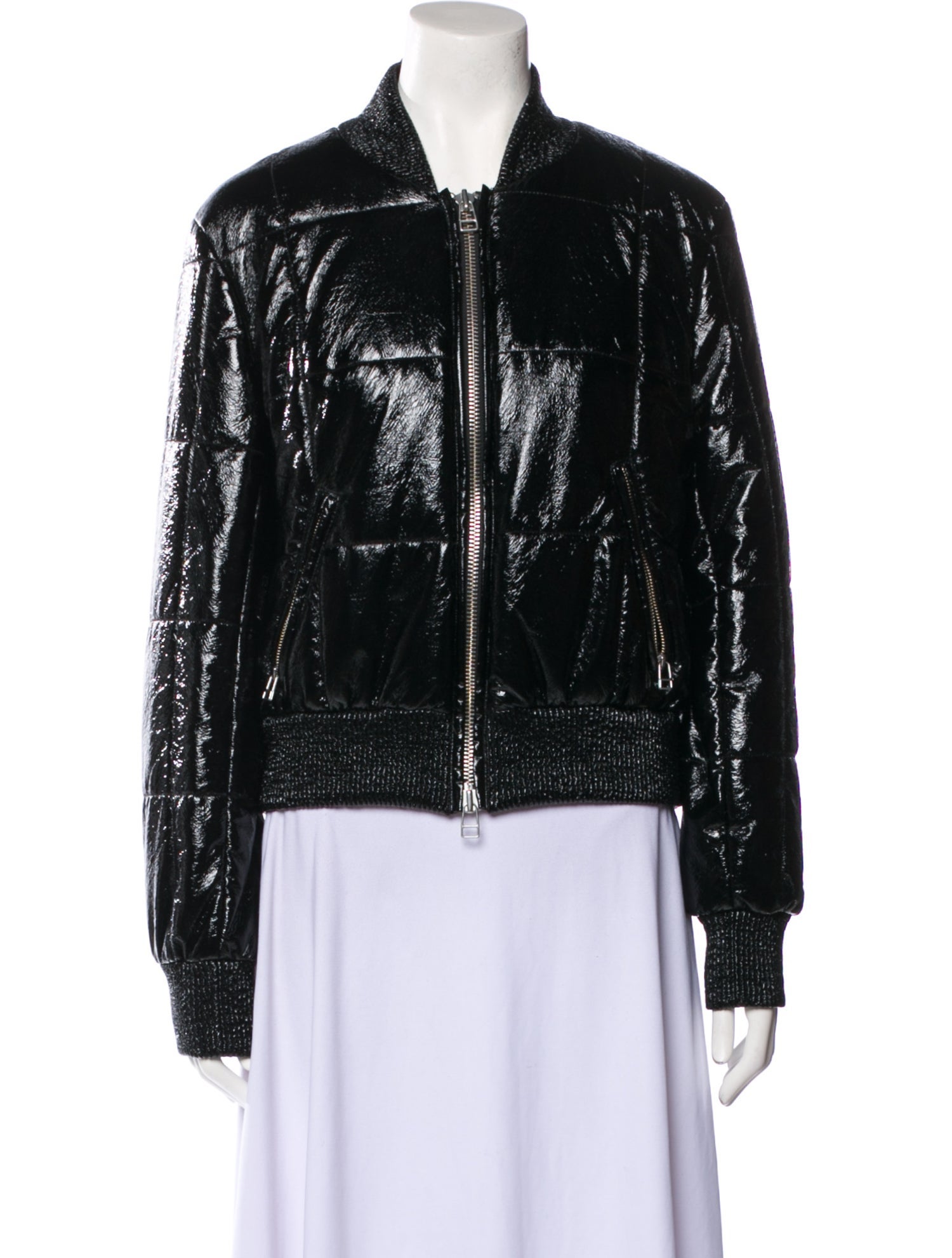 Veronica Beard Bomber Jacket - Black Jackets, Clothing - WV1328175 ...