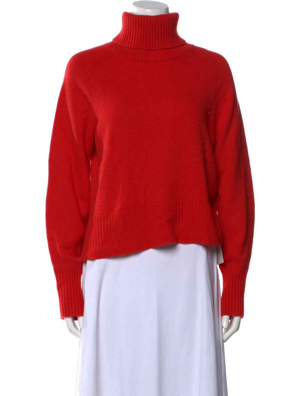 Veronica Beard Cashmere Turtleneck Sweater - Orange Knitwear, Clothing ...