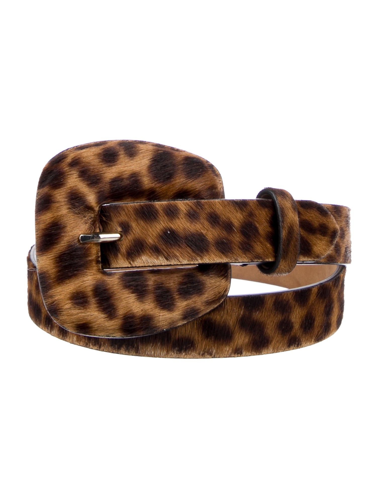 Veronica Beard Skinny Ponyhair Belt - Brown Belts, Accessories ...