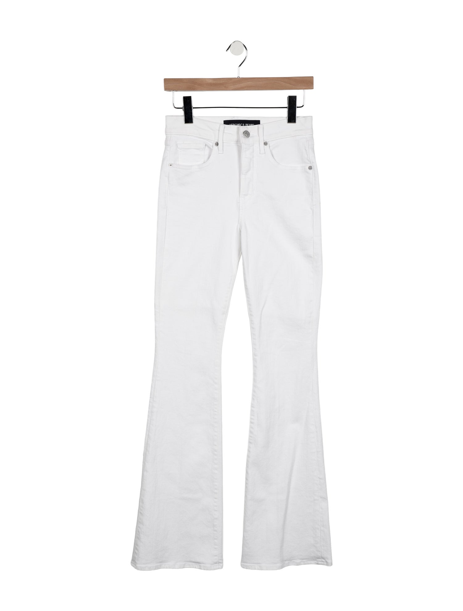 Veronica Beard Mid-Rise Wide Leg Jeans - Blue, 10.25" Rise Jeans ...