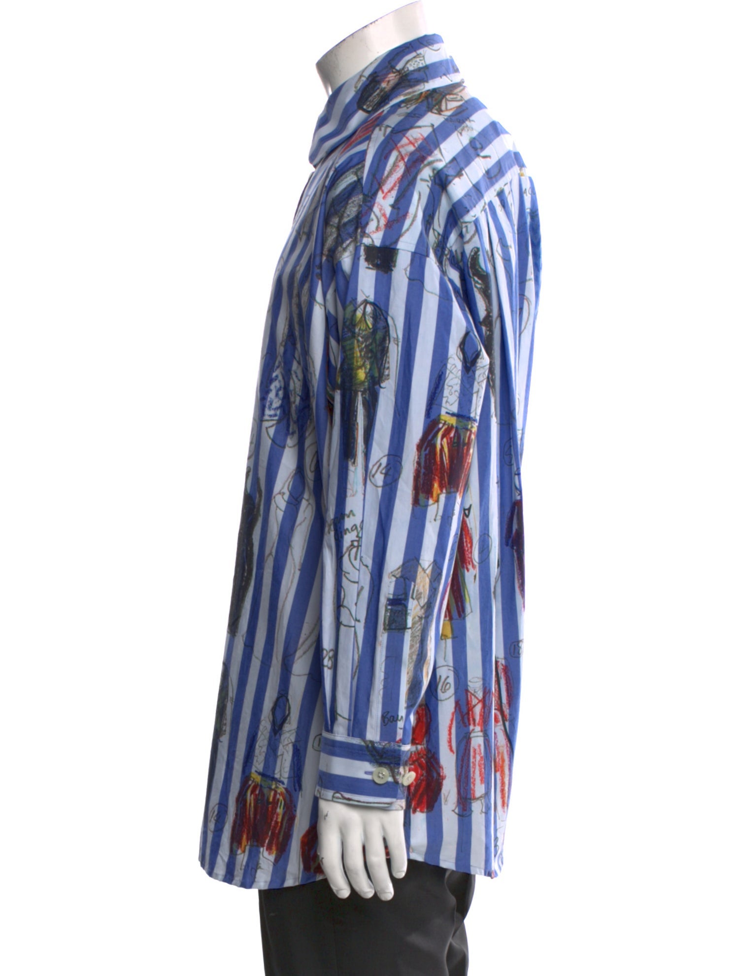 Vivienne Westwood Red Label Striped Long Sleeve Shirt - Blue Casual ...