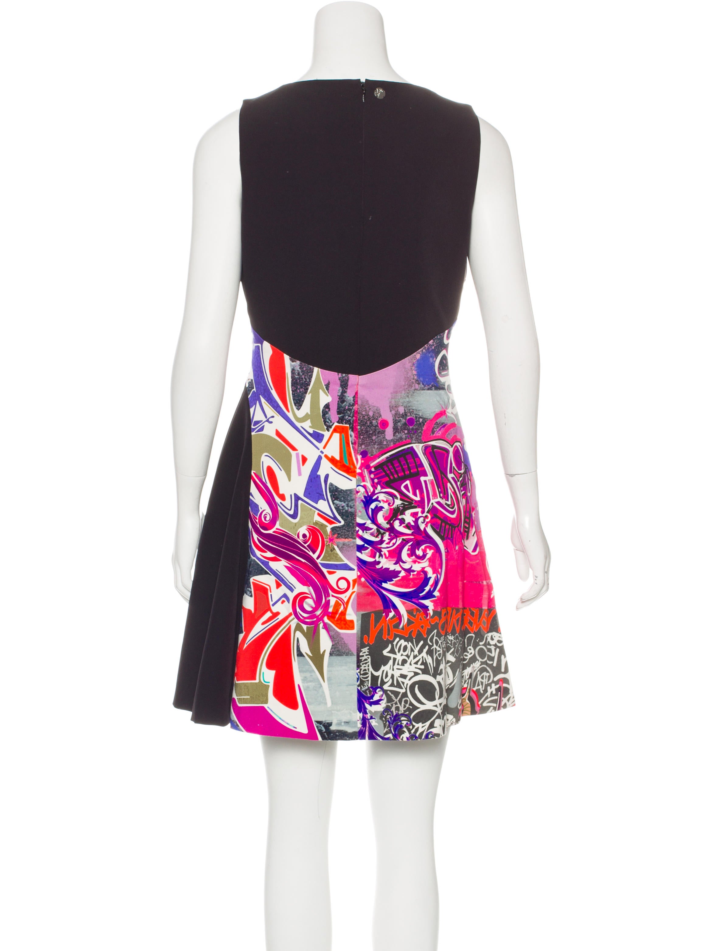 Versace Collection Abstract Print A-Line Dress - Clothing - WV921617 ...