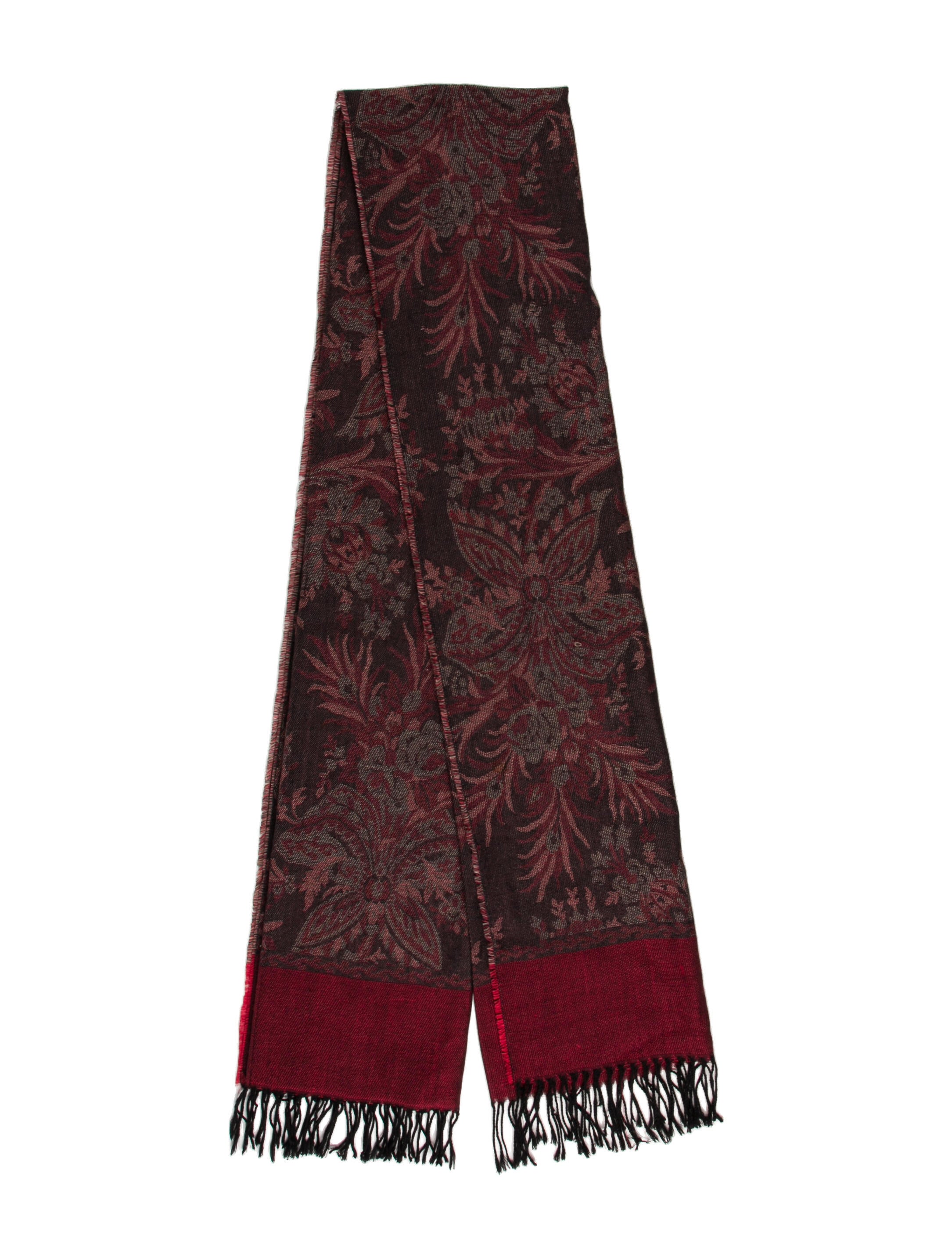 Versace Collection Printed Scarf - Red Scarves, Accessories - WV936543 ...