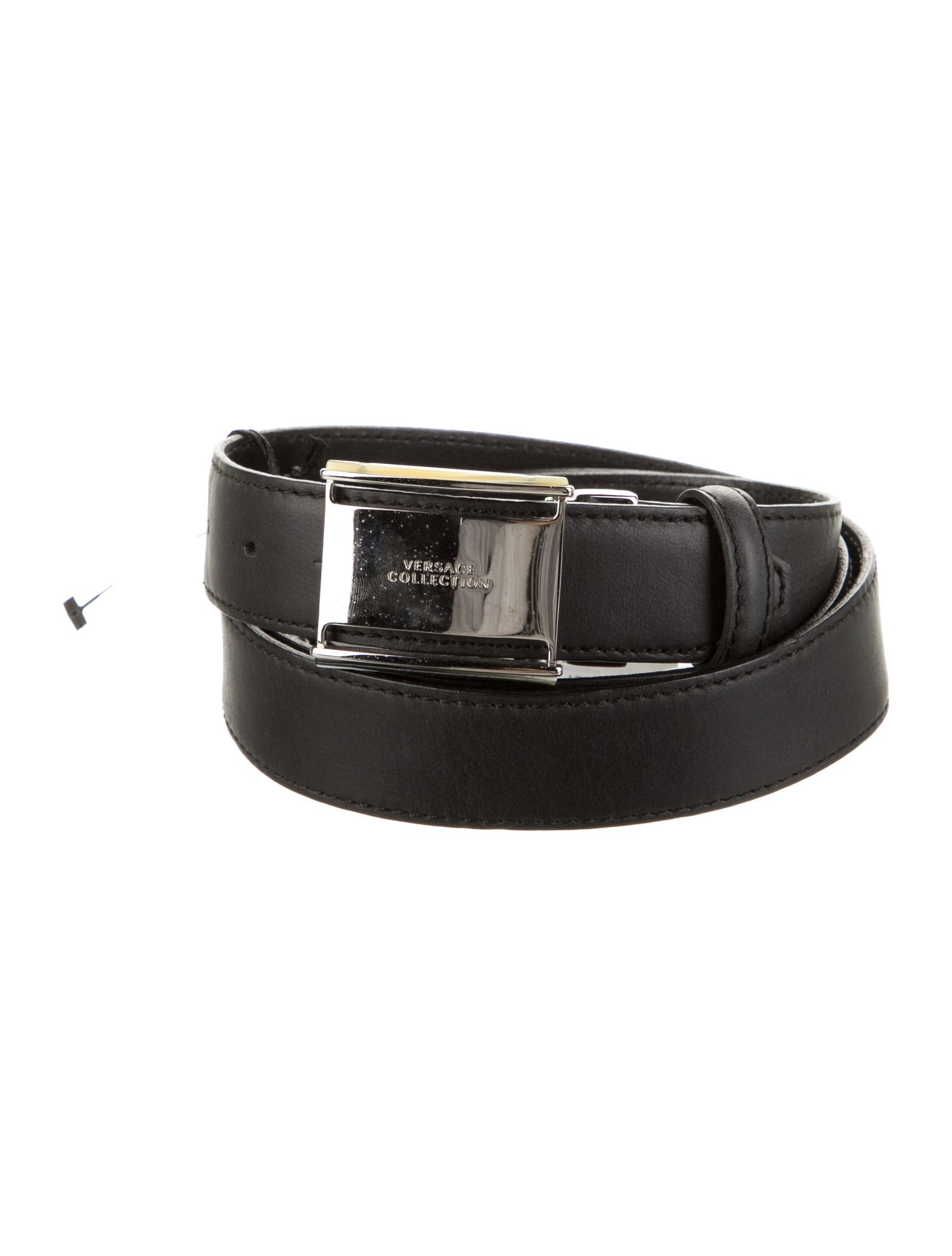 Versace Collection Leather - Black Belts, Accessories - WV939740 | The ...