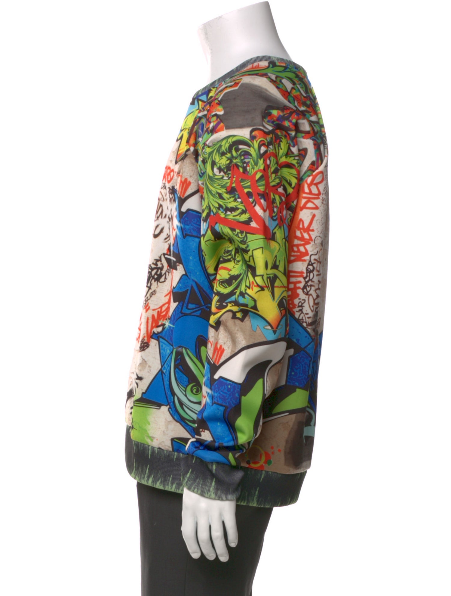 Off-White 2019 Graphic Print Sweatshirt w/ Tags - Black Sweatshirts ...