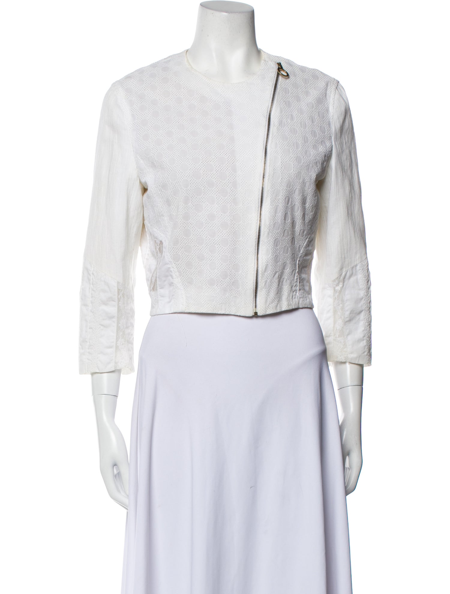 Versus Versace Tweed Pattern Evening Jacket - Neutrals Jackets ...