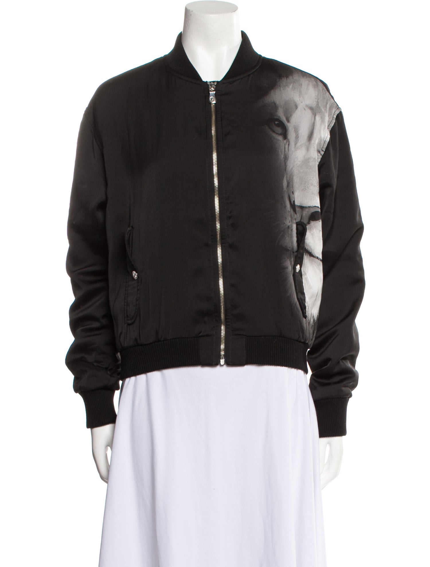 Versus Versace Bomber Jacket - Black Jackets, Clothing - WVE28088 | The ...