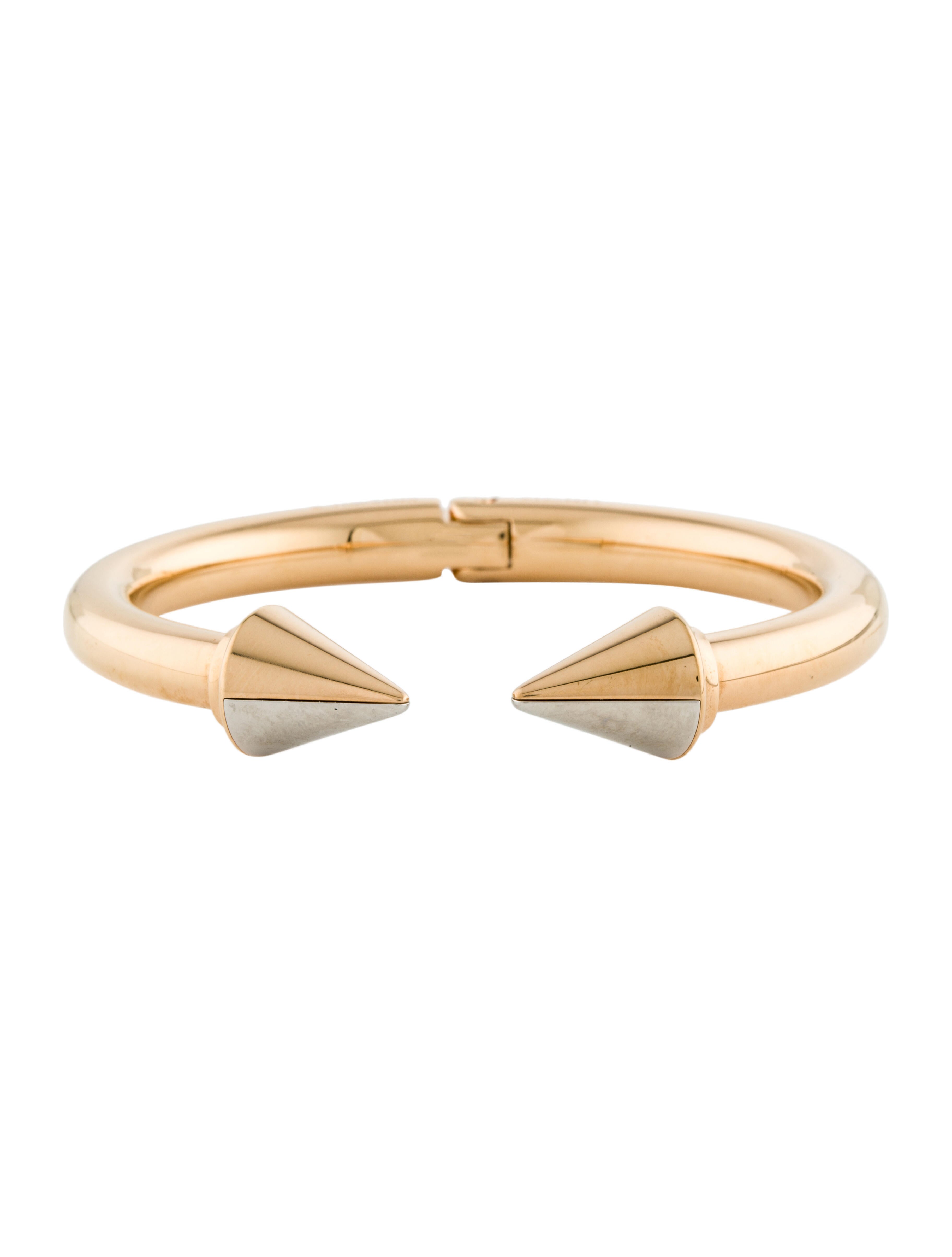 Vita Fede Titan Two-Tone Cuff - Gold-Tone Metal Cuff, Bracelets ...