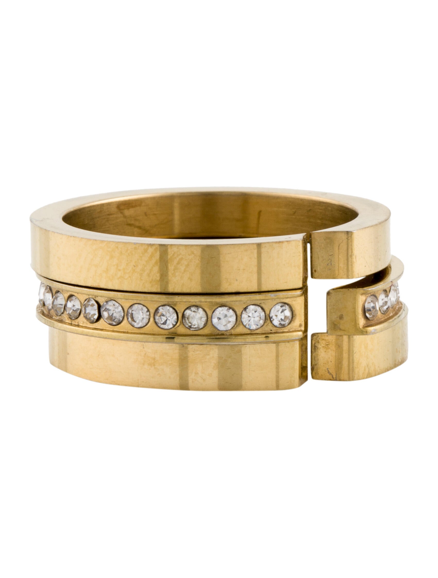 Vita Fede Cassio Pave Rolling Ring - Rolling Ring, Rings - WVF23103 ...