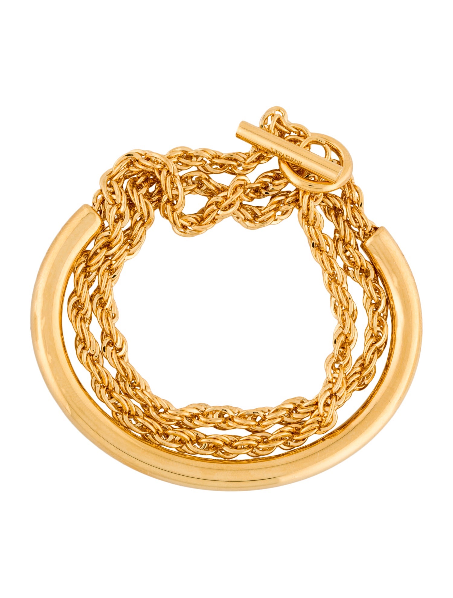 Vita Fede Nora Chain Wrap Bracelet - Gold-Tone Metal Wrap, Bracelets ...