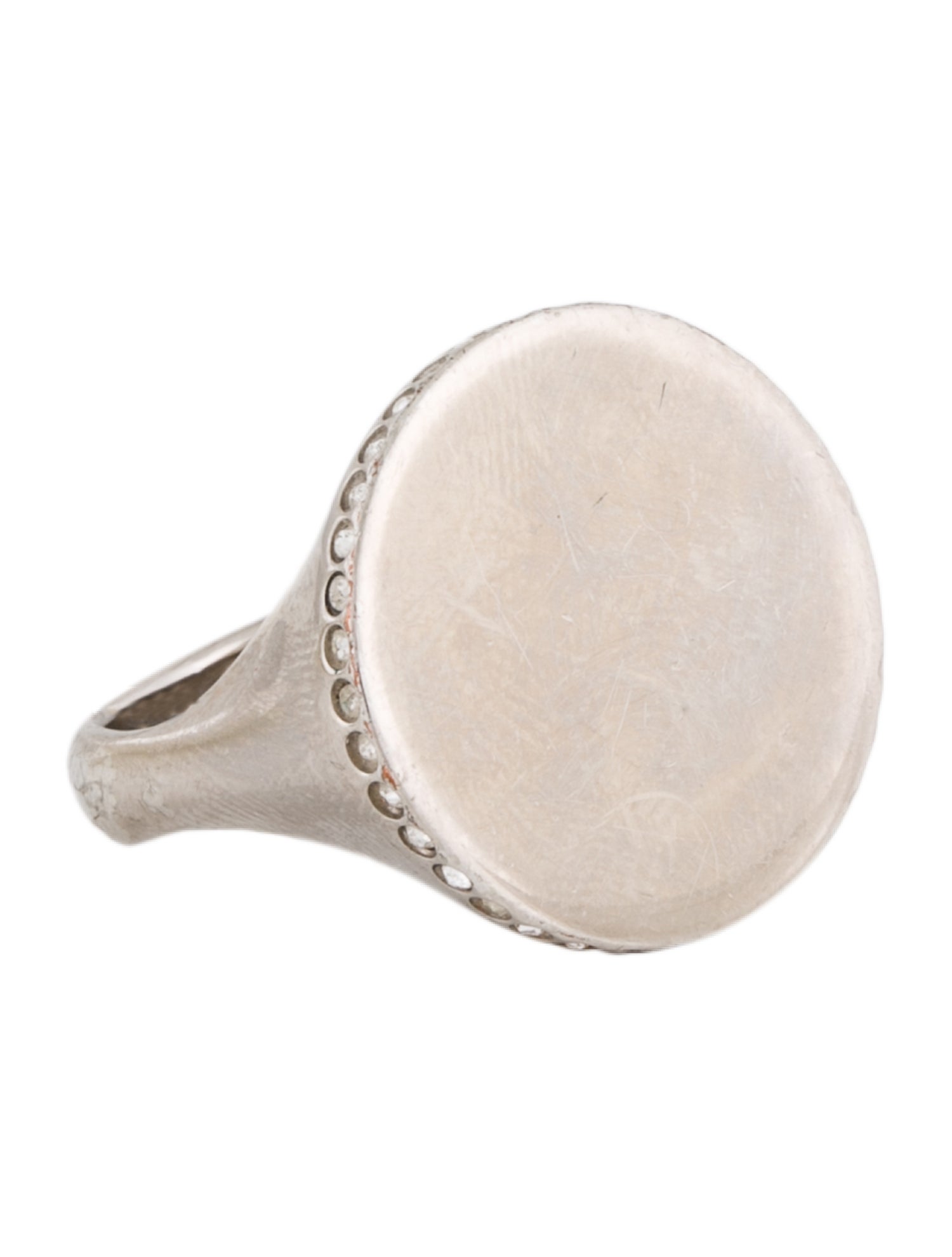 Vita Fede Crystal Insignia Signet Ring - Signet Ring, Rings - WVF24907 ...