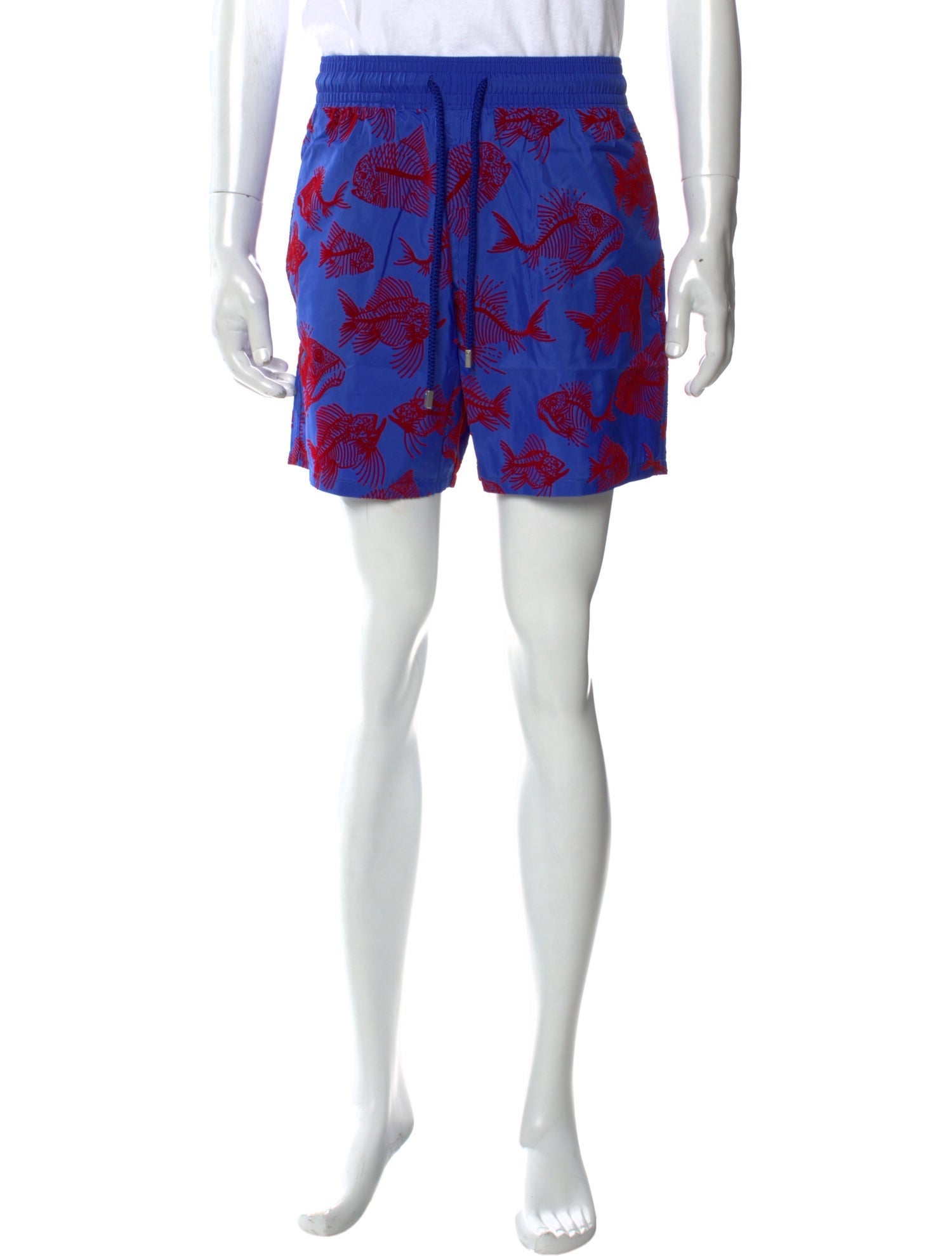 Vilebrequin Printed Swim Trunks w/ Tags - Blue Swimwear, Clothing ...