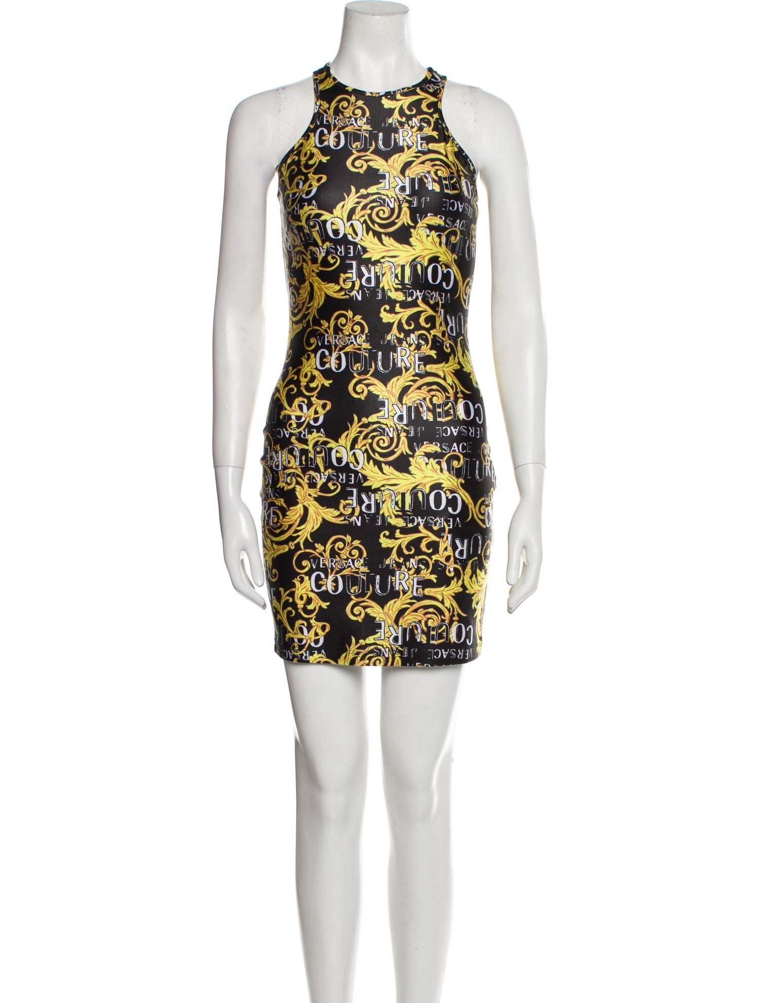 Dolce & Gabbana Printed Mini Dress - Black Dresses, Clothing ...