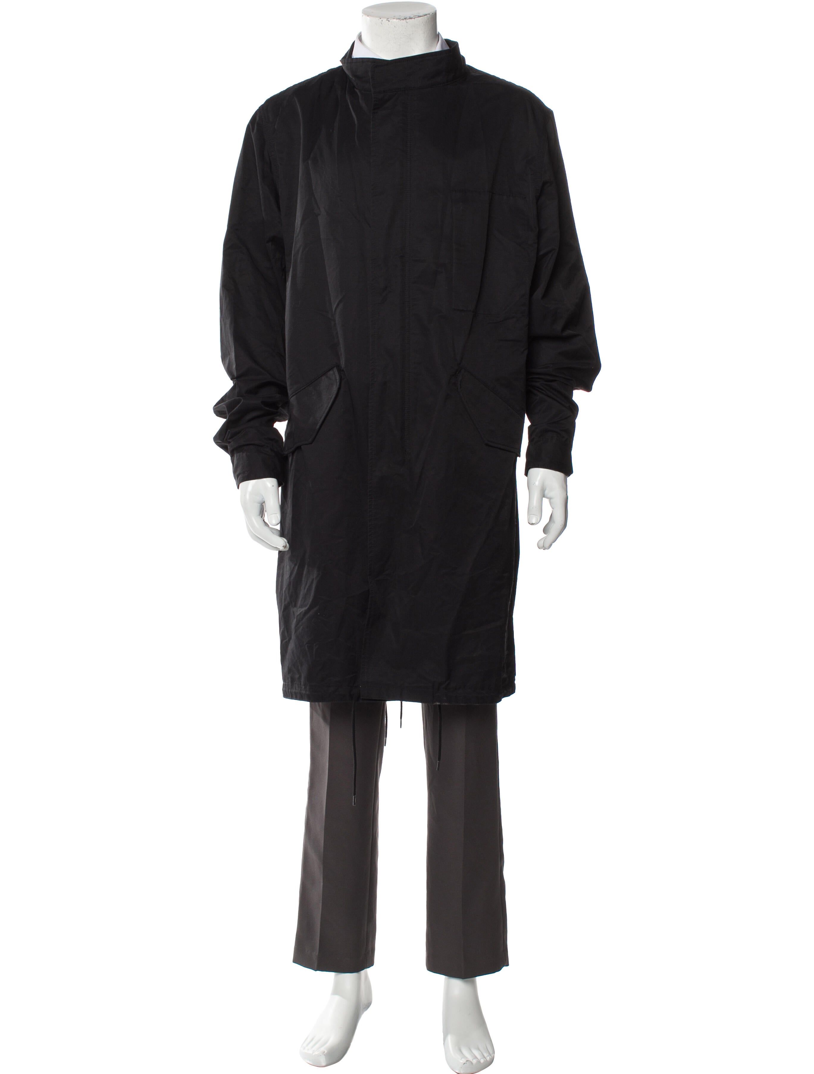 Vlone Bone Logo Field Parka - Black Outerwear, Clothing - WVLNG21898 ...