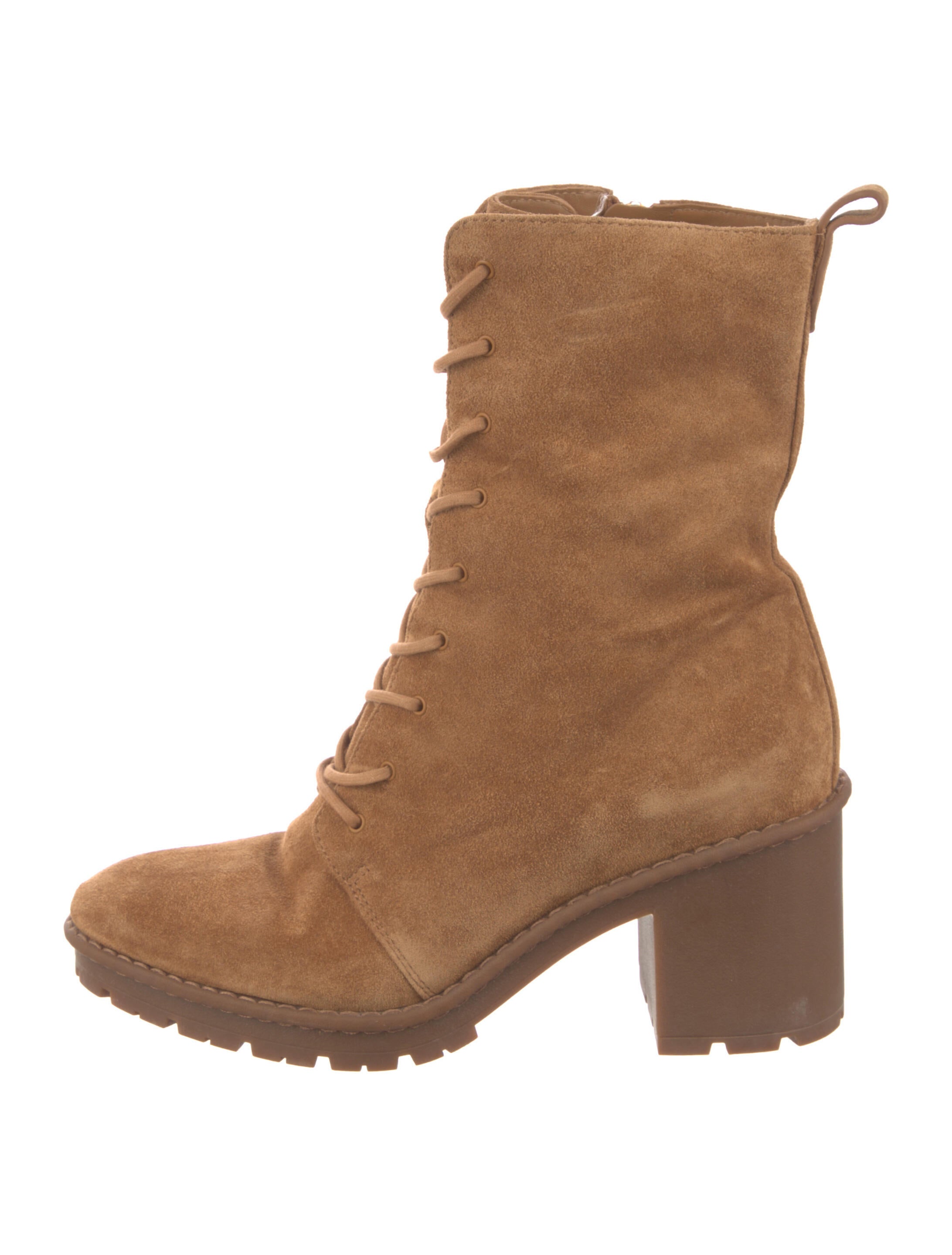 Prada Leather Platform Booties - Brown Boots, Shoes - PRA155396 | The ...