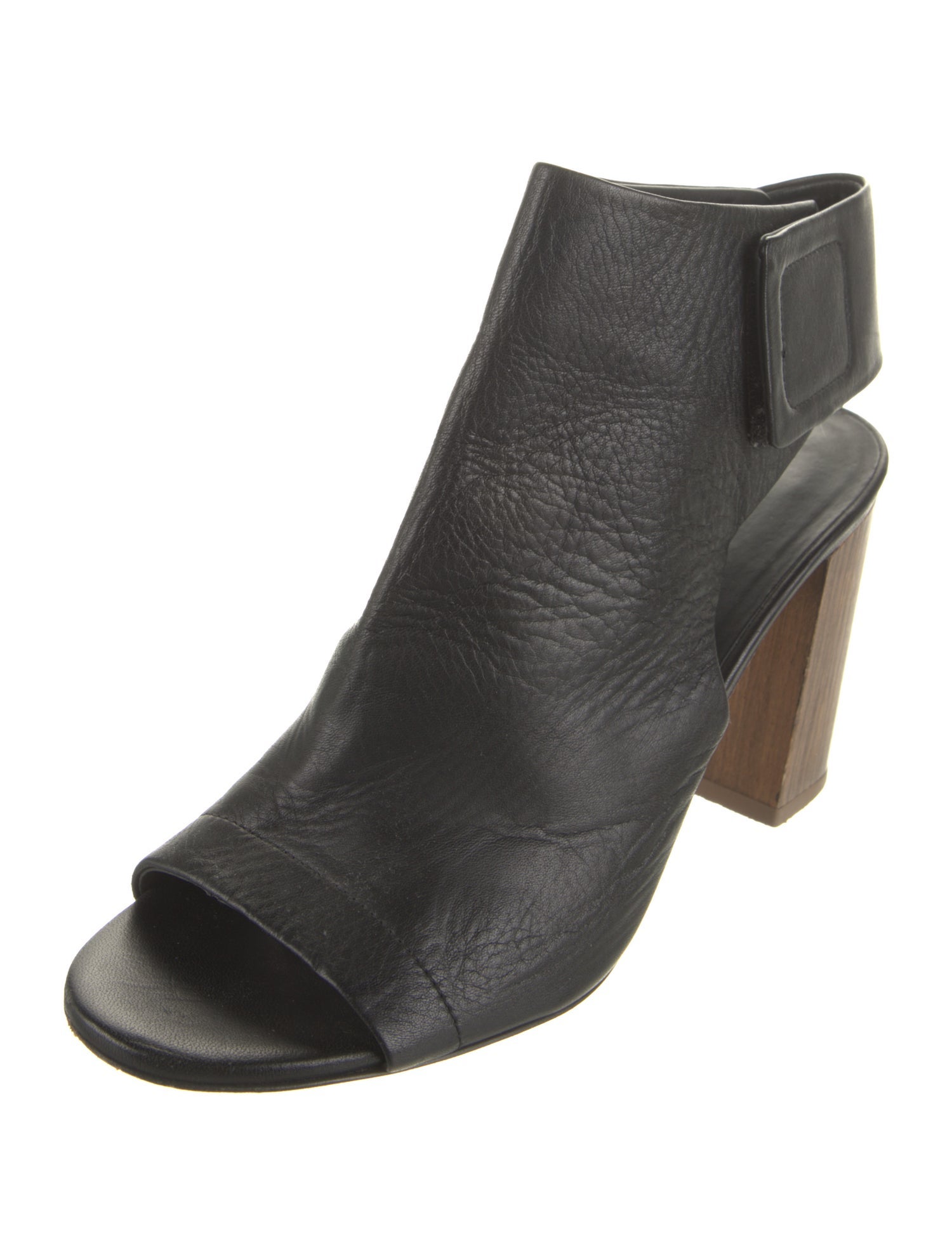 Vince Leather Slingback Sandals - Black Sandals, Shoes - WVN258390 ...