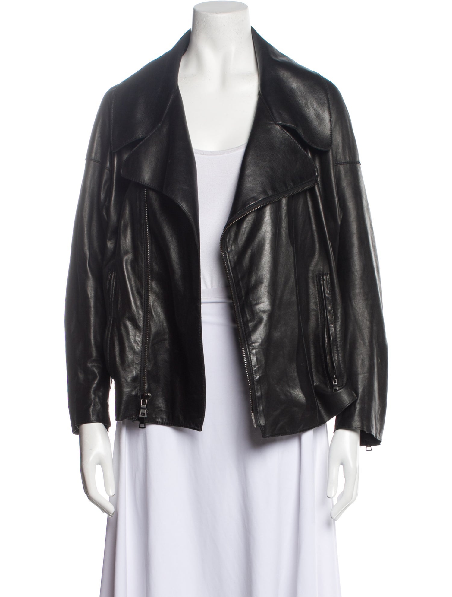 Vince Leather Jacket - Black Jackets, Clothing - WVN268539 | The RealReal