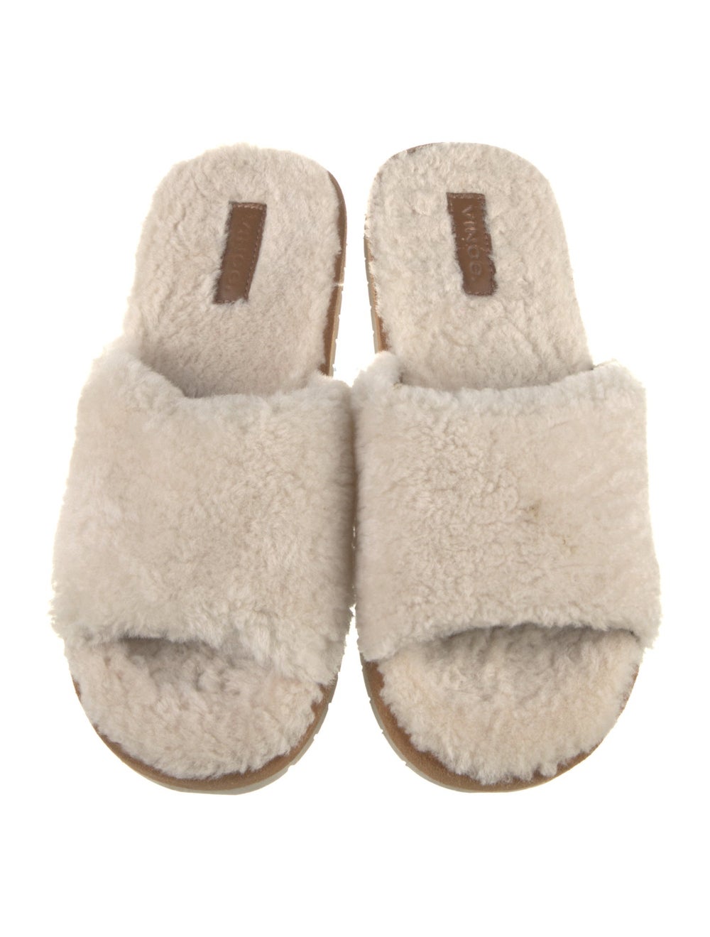 Vince Shearling Slides - Gem