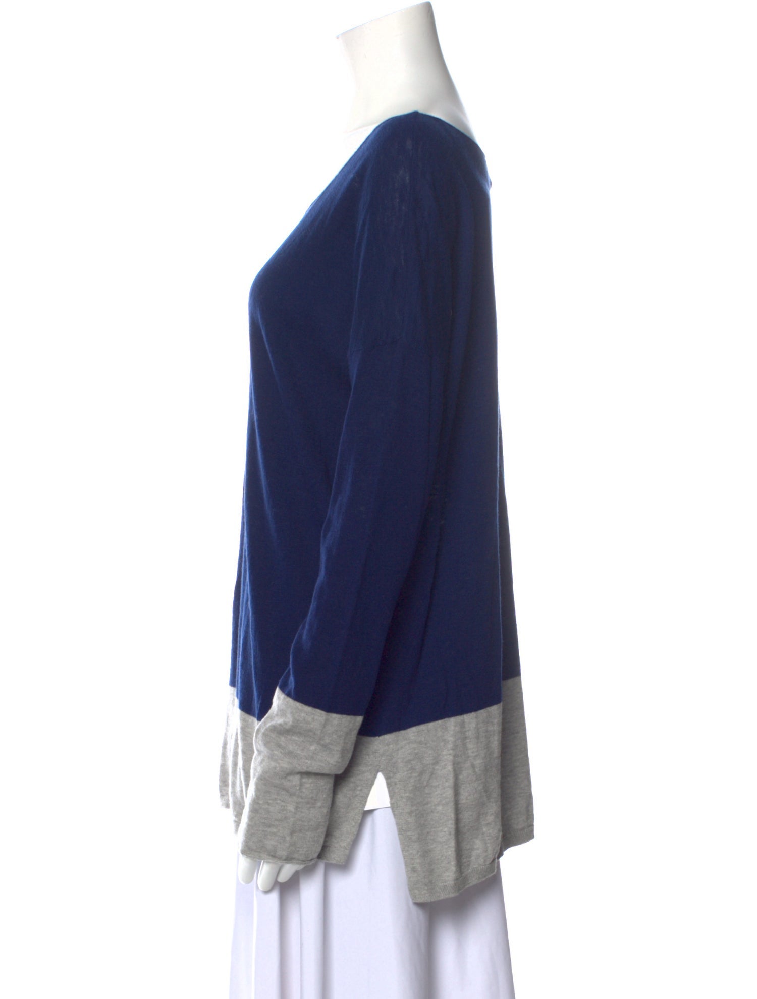 Valentino Cashmere Colorblock Pattern Sweater - Neutrals Knitwear ...