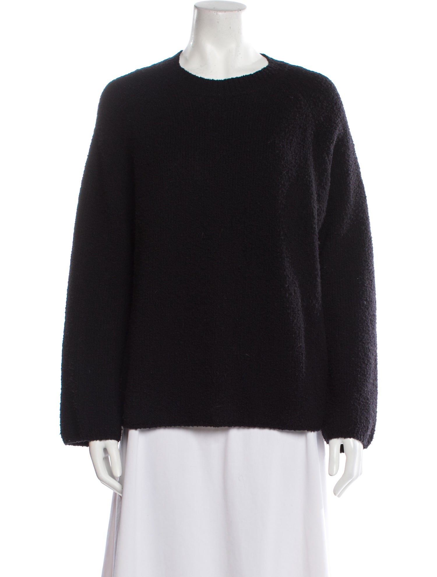 Vince Crew Neck Sweater - Black Knitwear, Clothing - WVN284186 | The ...