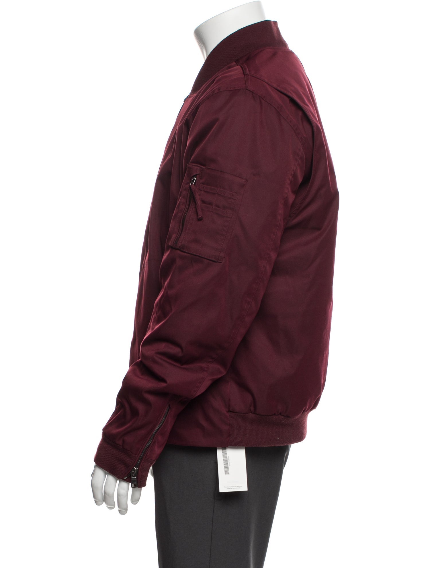 Vince Bomber Jacket - Burgundy Outerwear, Clothing - WVN305684 | The ...