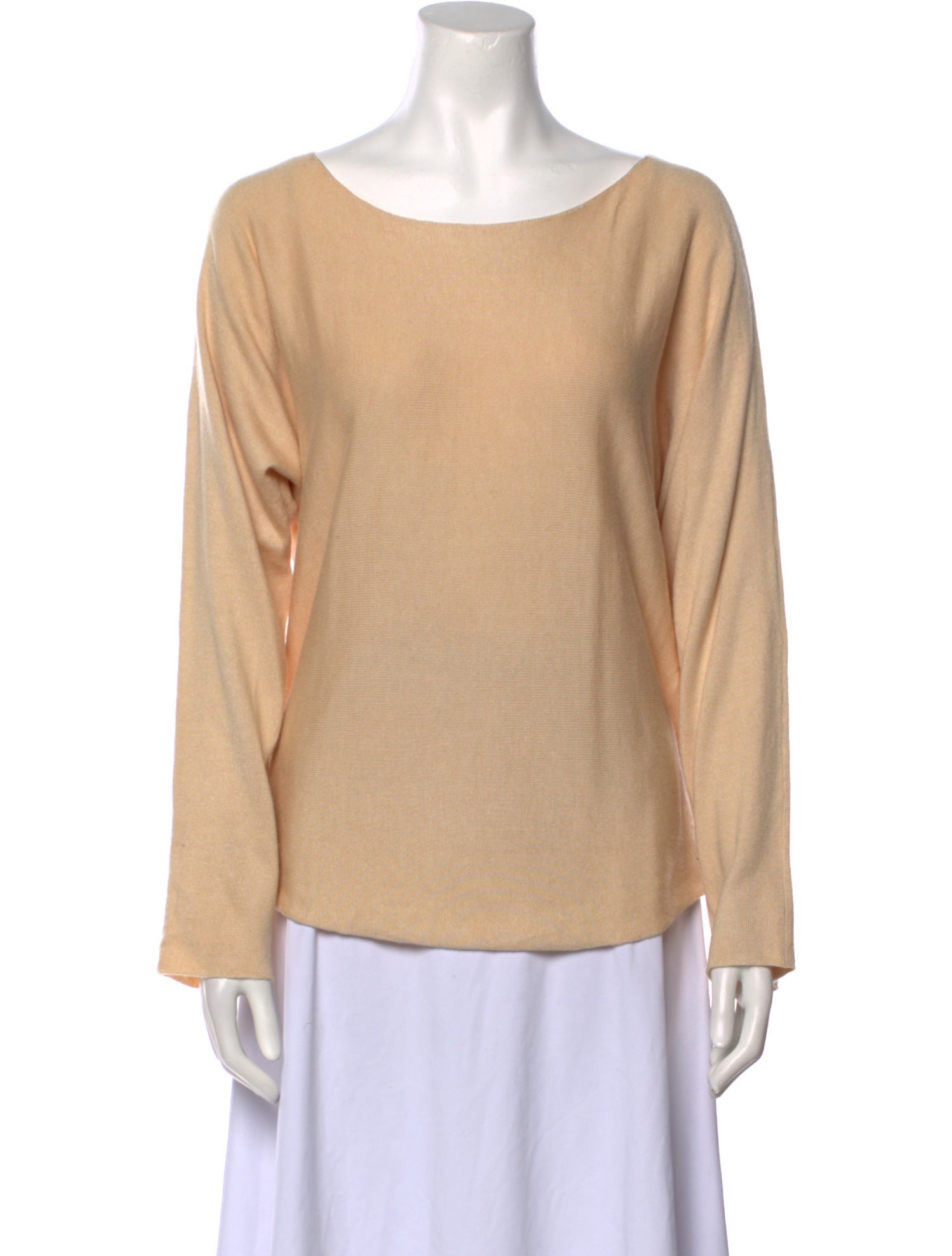 Vince Scoop Neck Sweater - Neutrals Knitwear, Clothing - WVN306266 ...