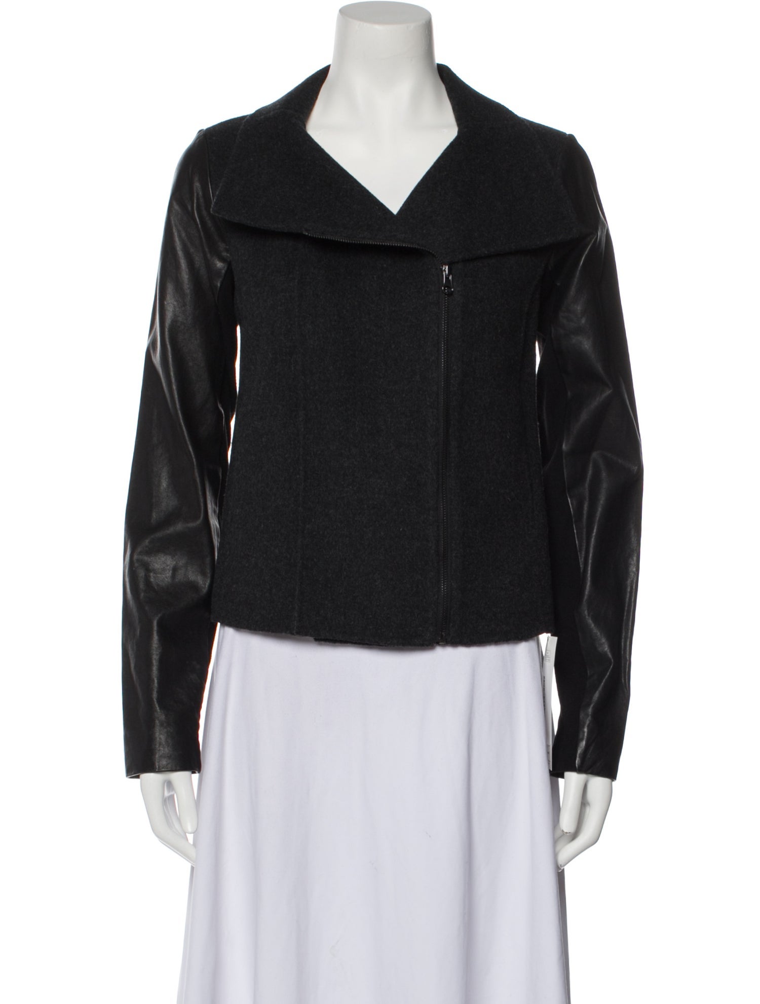 Vince Wool Biker Jacket - Black Jackets, Clothing - WVN325452 | The ...