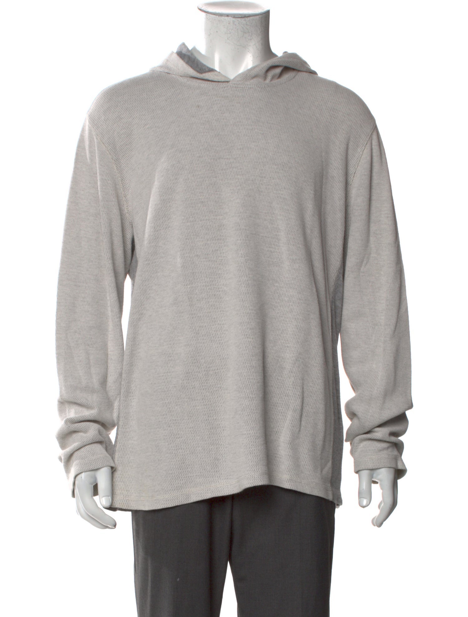 Vince Crew Neck Long Sleeve Hoodie - Grey Sweatshirts & Hoodies ...
